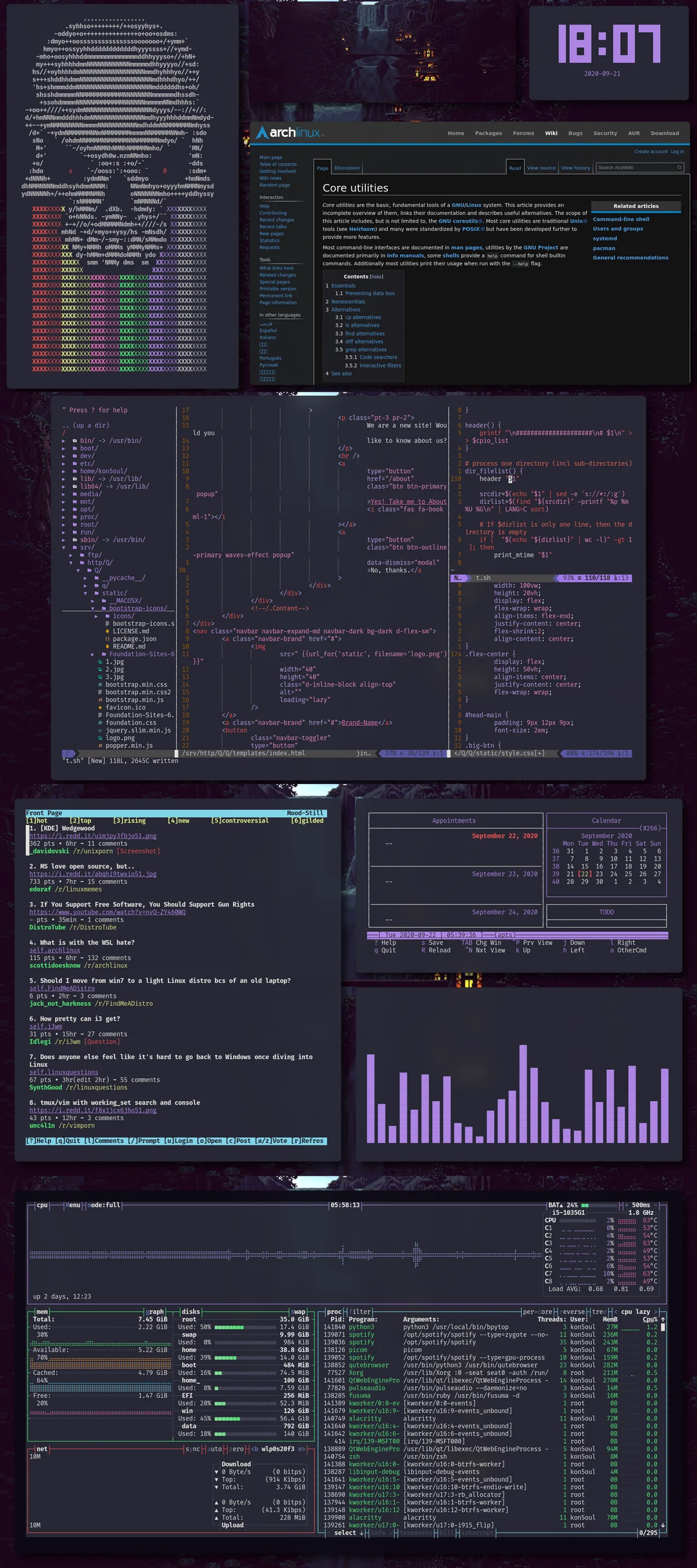 [bspwm] Darker Dracula | Scrolller