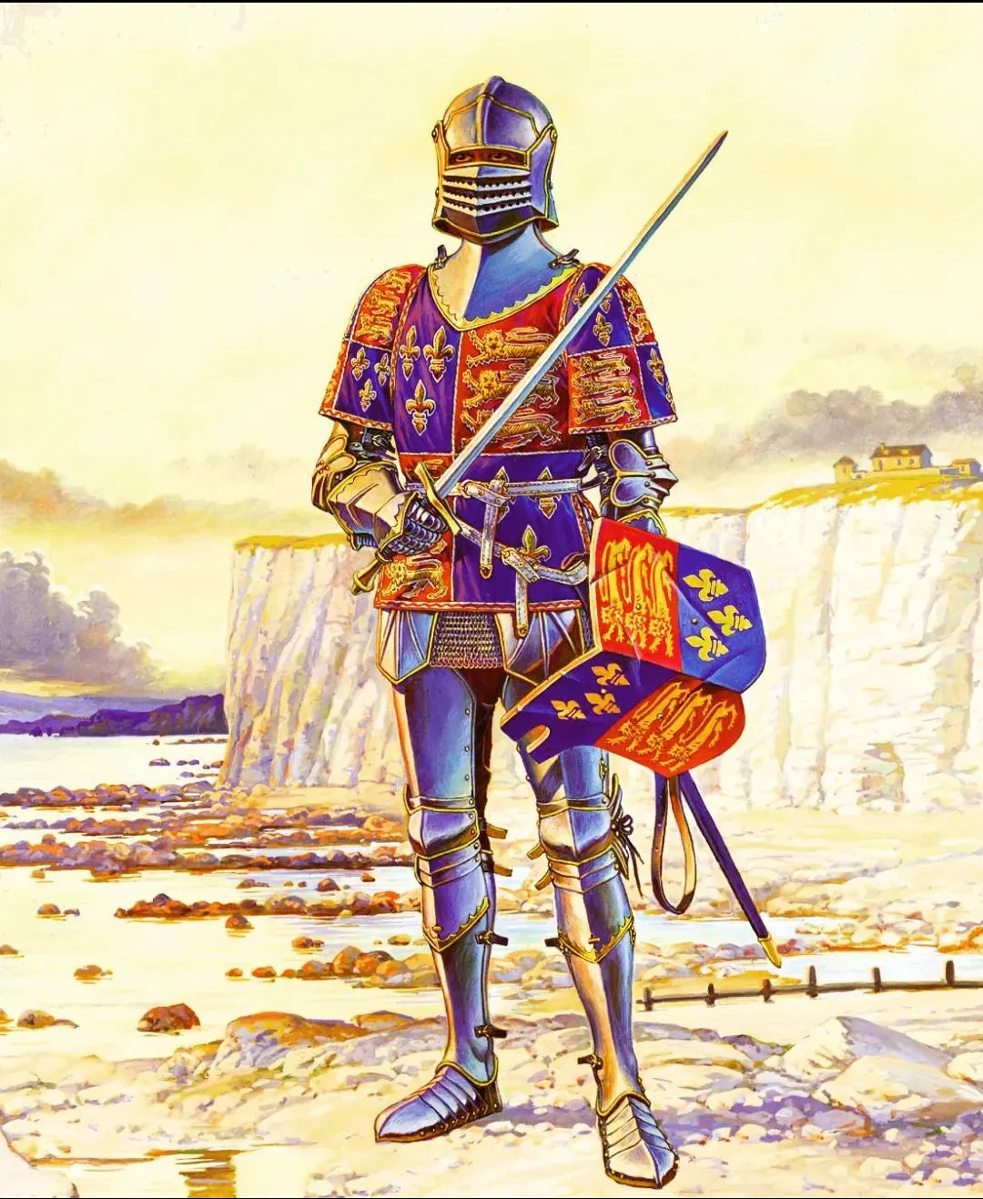 English knight during the Hundred years war artist unknown | Scrolller