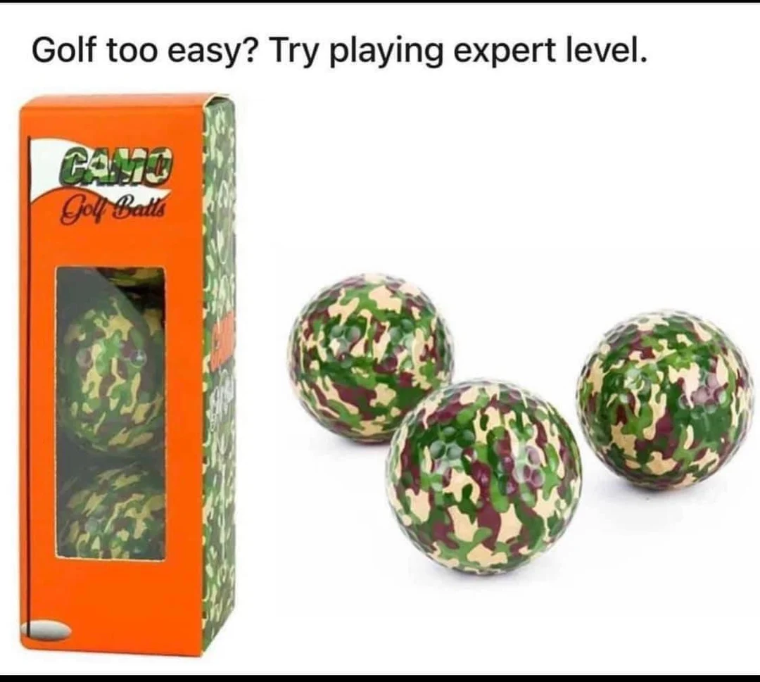 Camo Golf Balls! | Scrolller