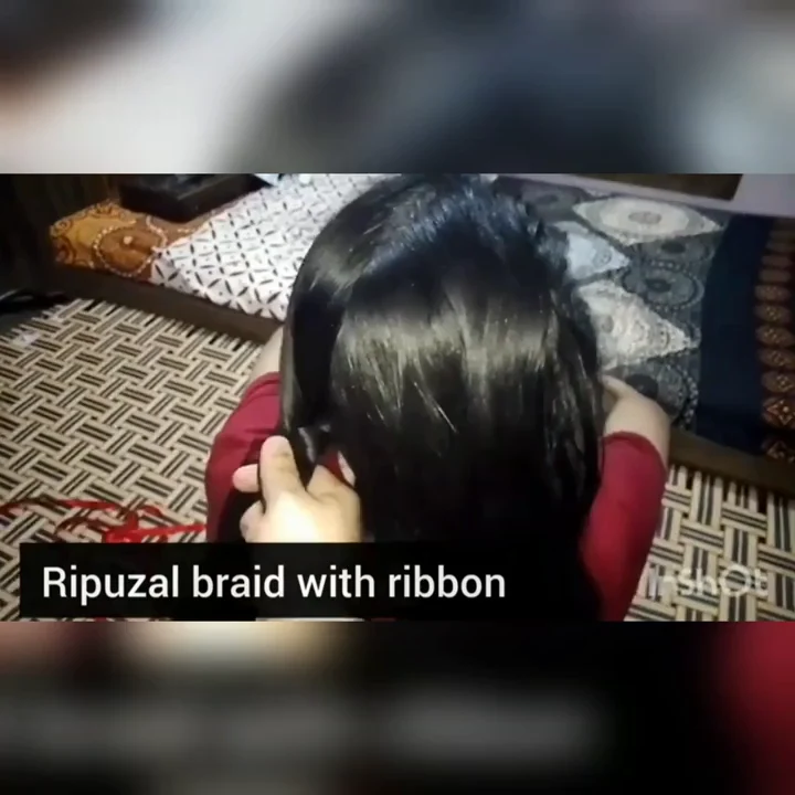 Double folded braid using 🎀 | Scrolller