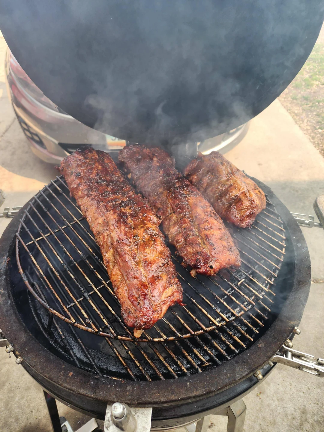 Ribs for the first time. 250 for about 4 hours. | Scrolller