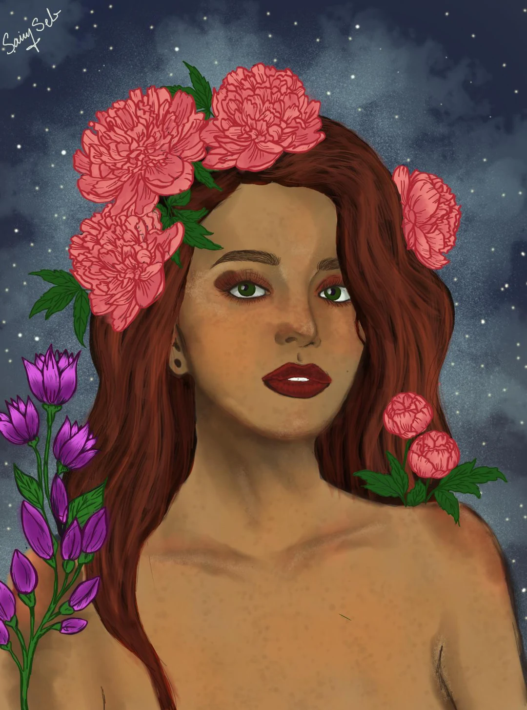 Bloom, by Me, Digital, 2023. | Scrolller