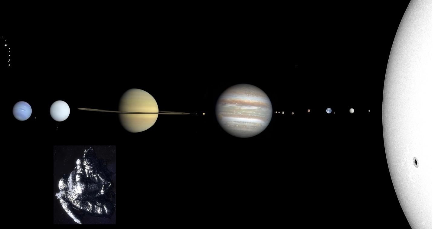 A visually accurate model of our Solar System | Scrolller