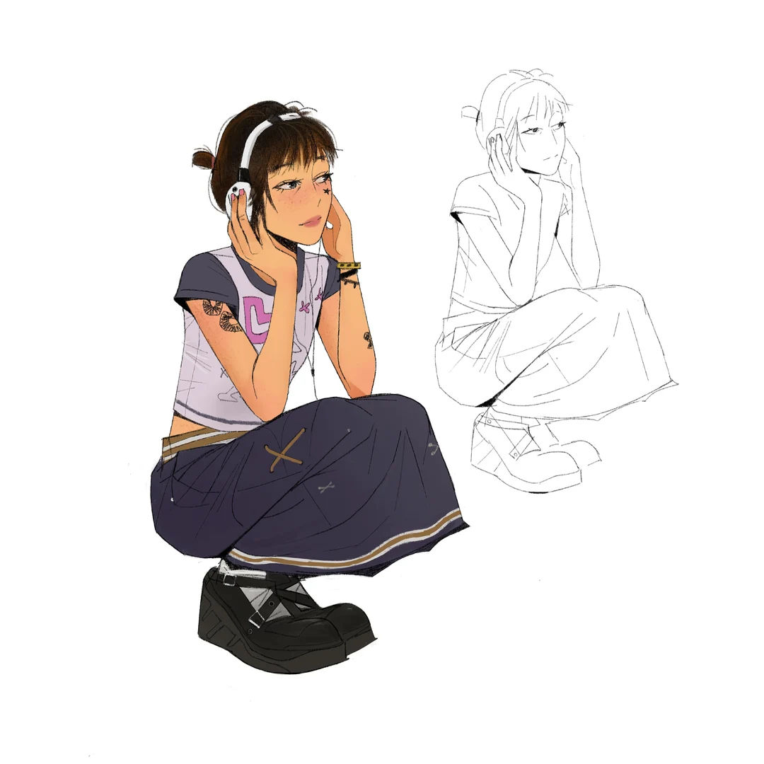 Study, Me, Digital, 2022 | Scrolller