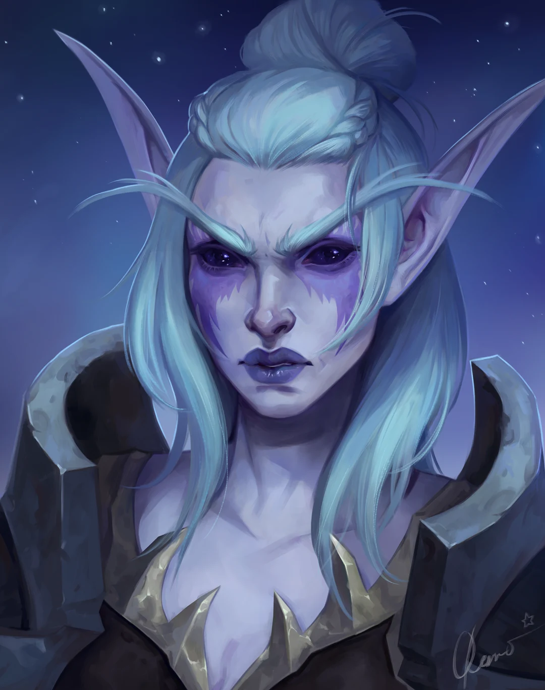 Night Elf Hunter by KueshkaArt | Scrolller