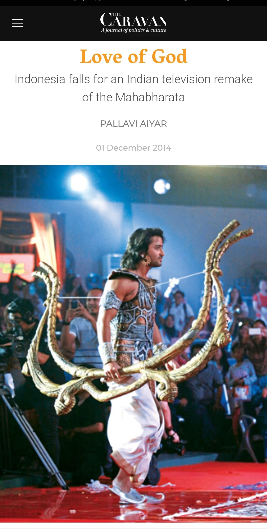 How popular is the Mahabharata in Indonesia? | Scrolller