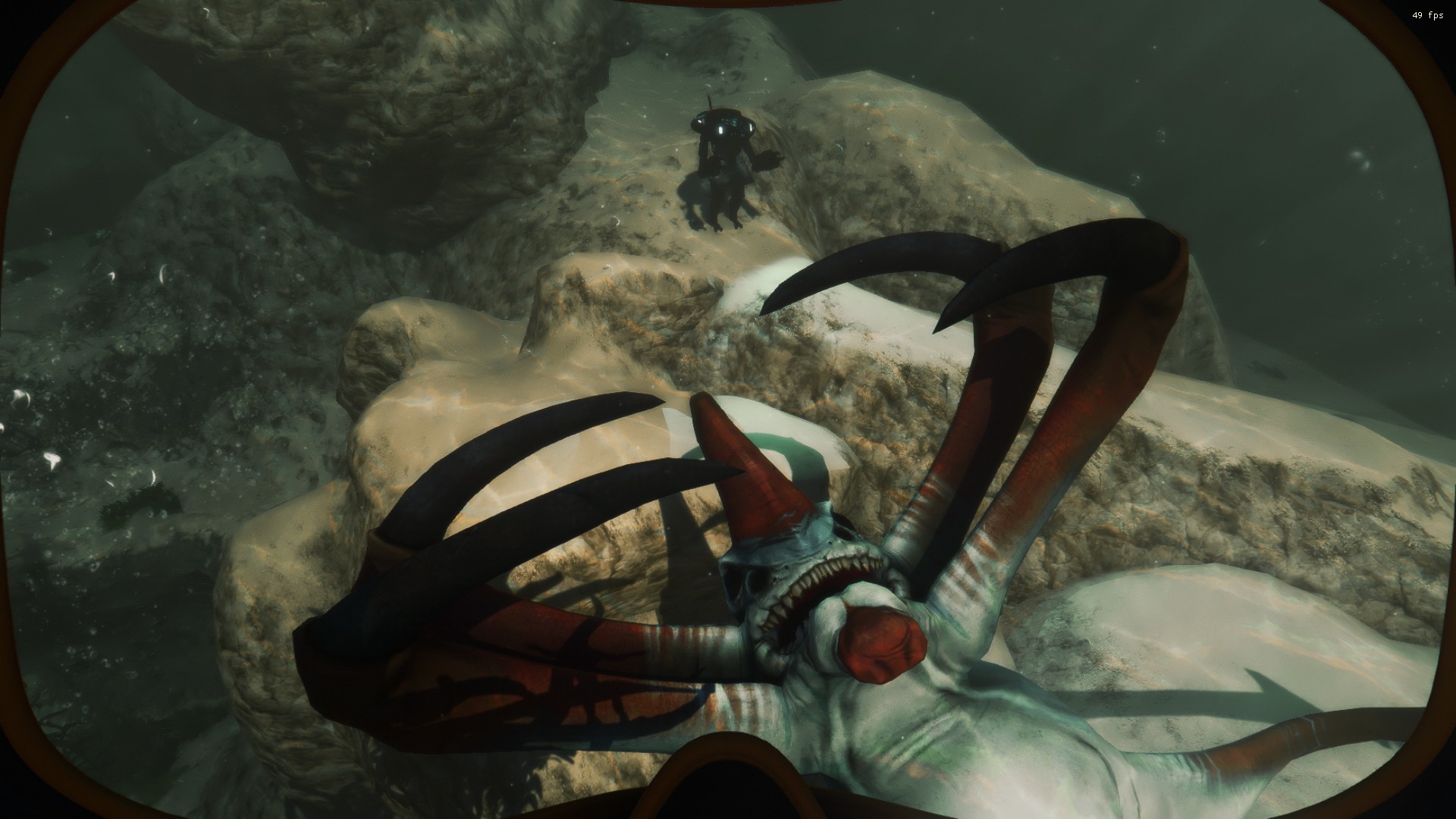 Ronin the reaper killer (prawn suit in the back) claims it's first victim, the reaper behind the ...