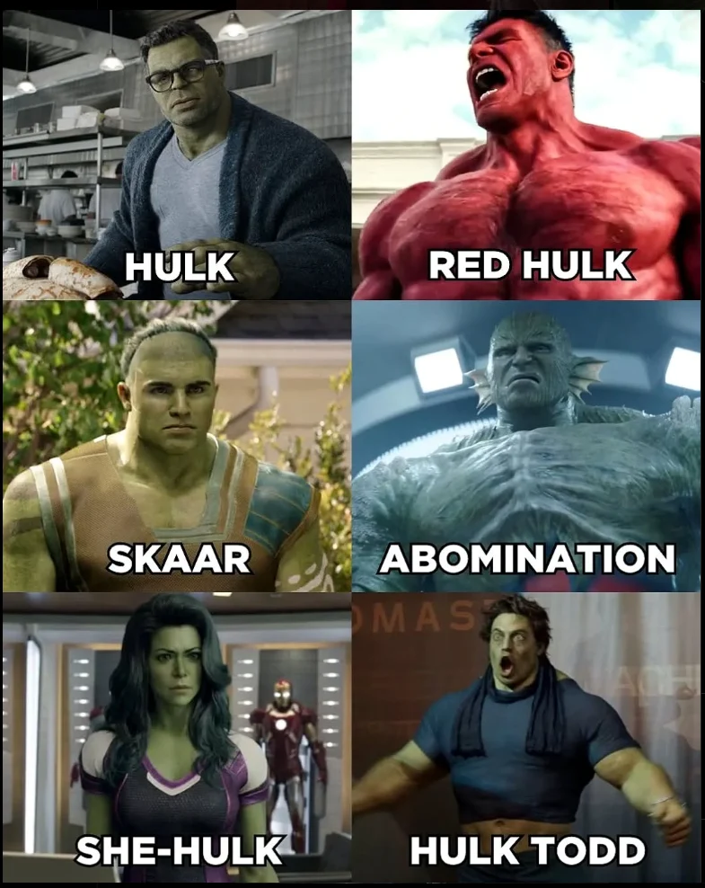 Every Hulk from the MCU. | Scrolller