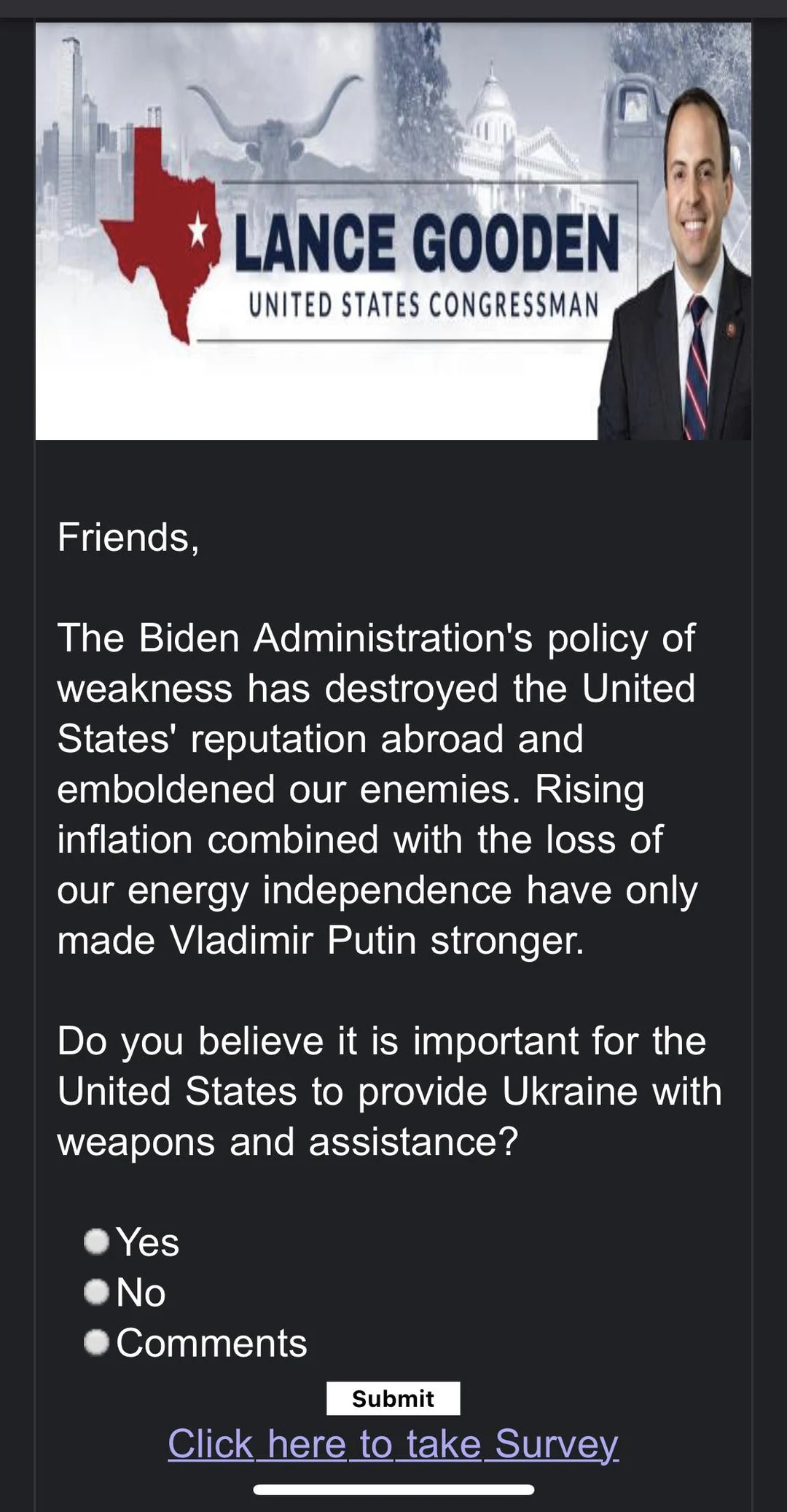 More hate with no source from Lance Gooden. | Scrolller