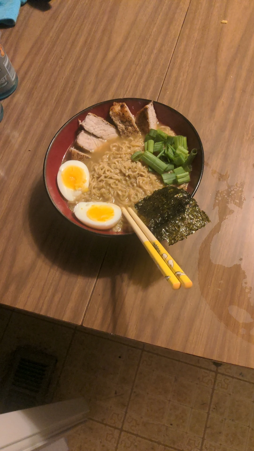 decided to try my first decked out instant ramen (Sapporo ichiban tonkotsu) | Scrolller