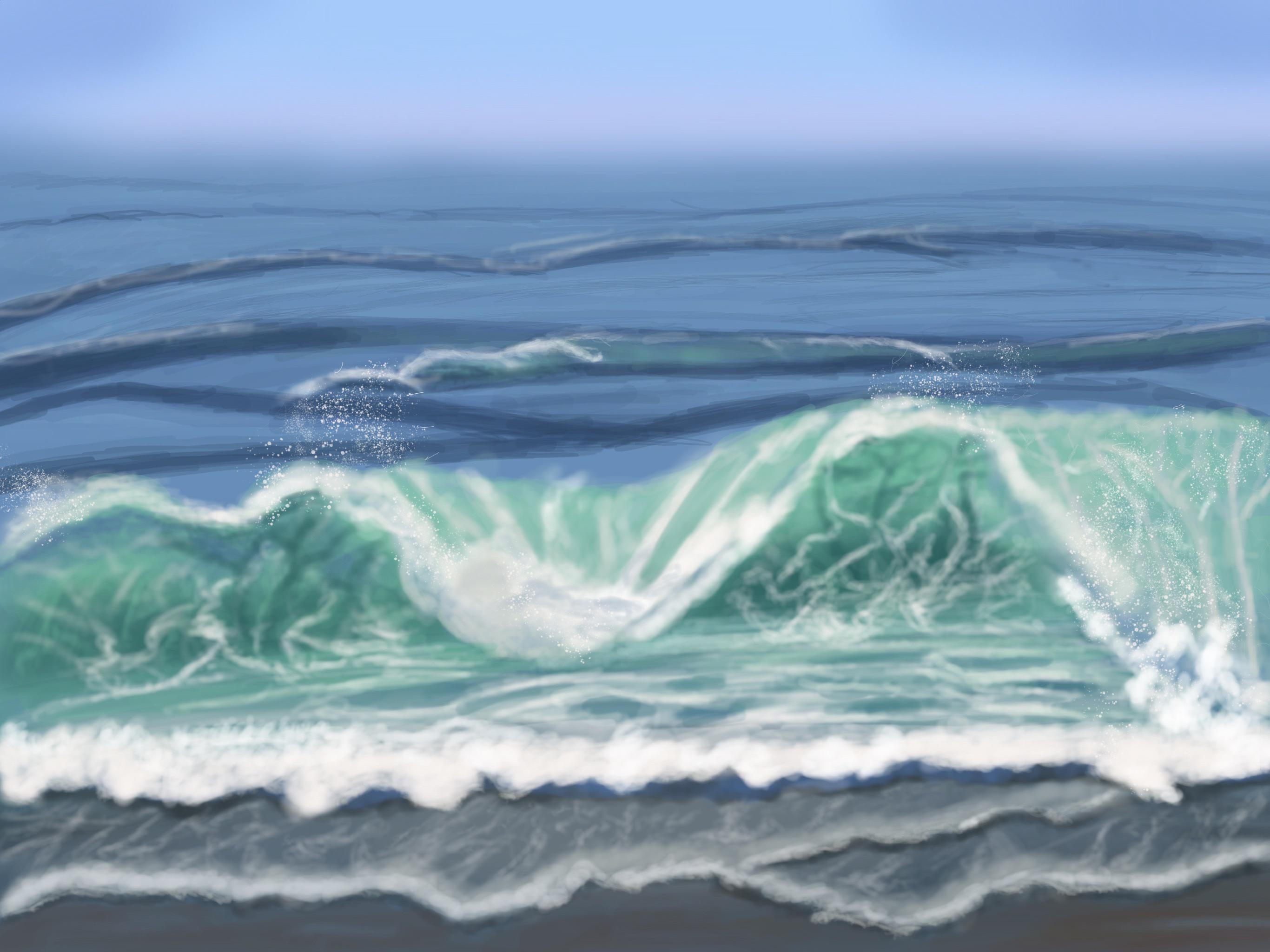 Waves, ed, digital, 2024 | Scrolller