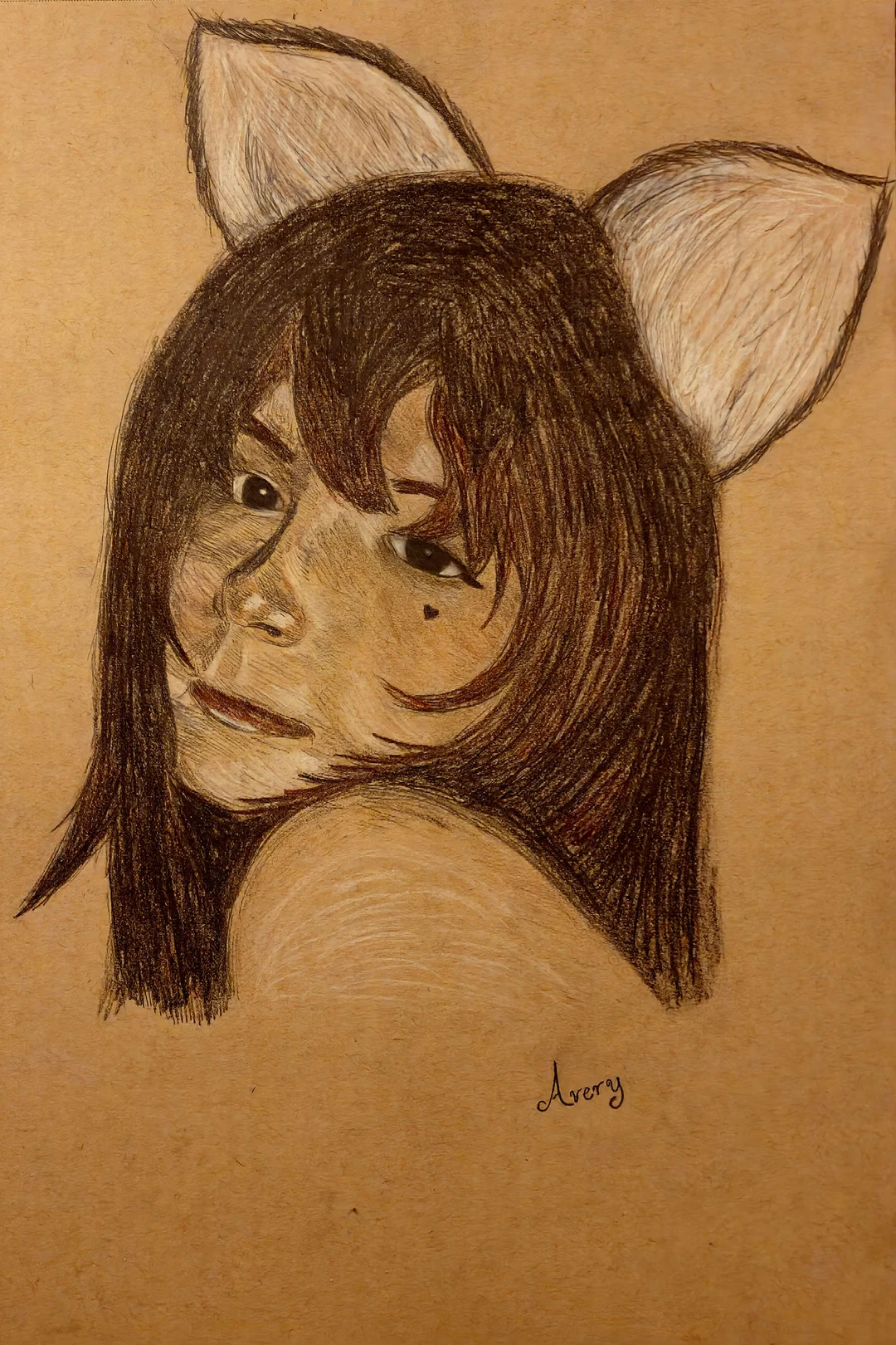 Portrait of Avery, Antonio Chang, Pencil, 2023 | Scrolller