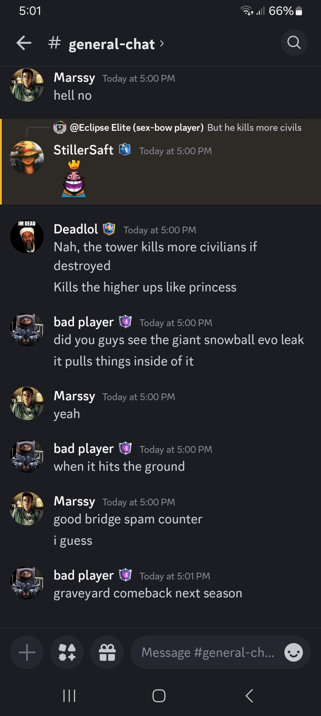 Most normal CR discord conversation | Scrolller