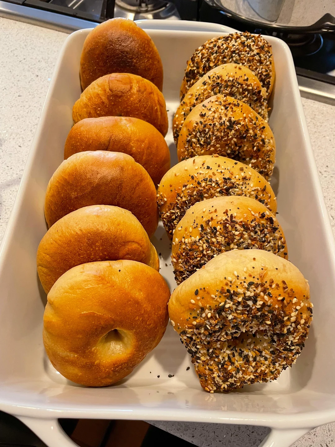 Homemade bagels for Mother’s Day brunch this morning. | Scrolller