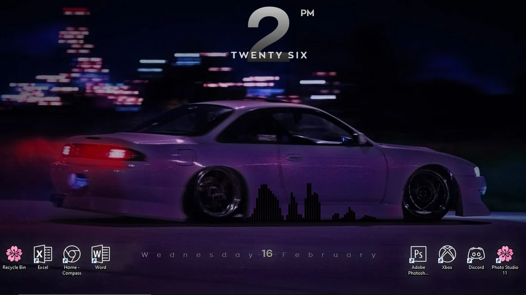 First Custom Desktop with Rainmeter, Thoughts? | Scrolller