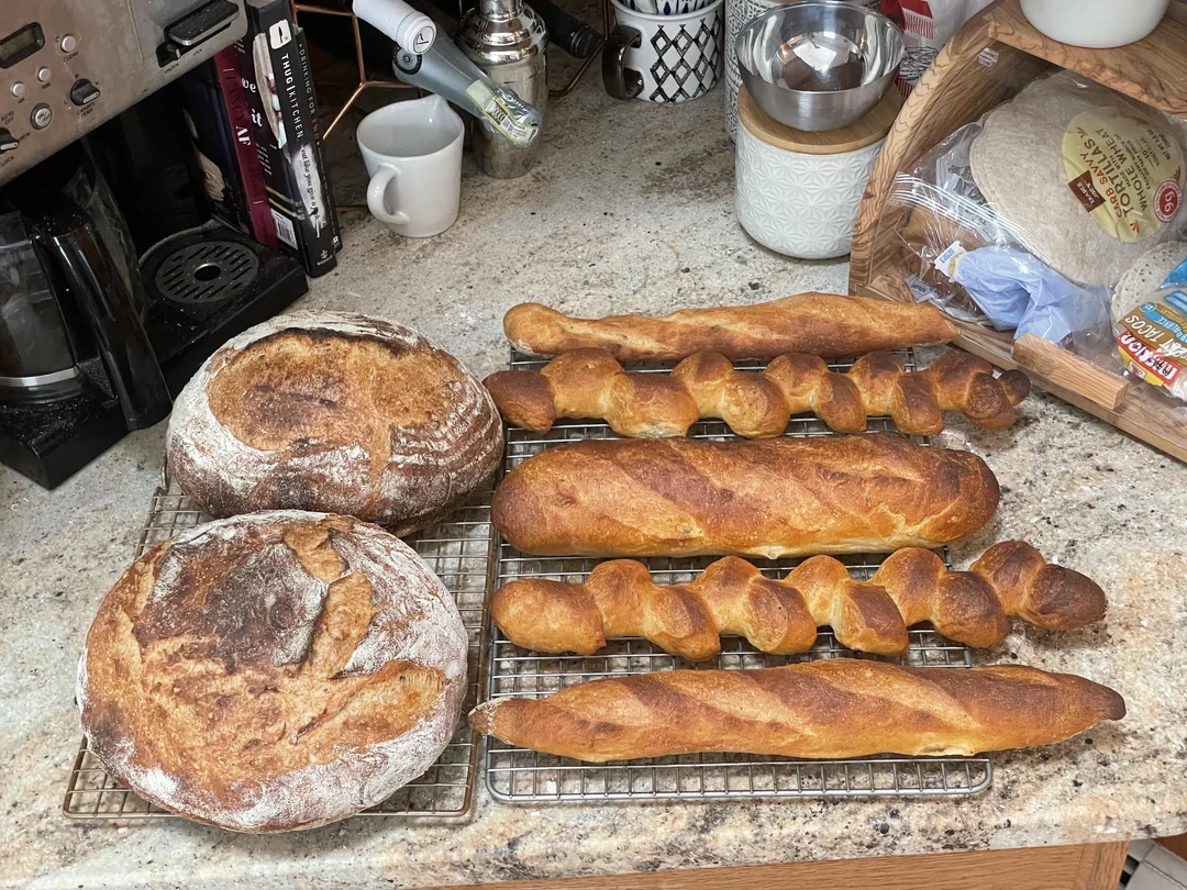 My friend just had a baby so I made him some bread | Scrolller