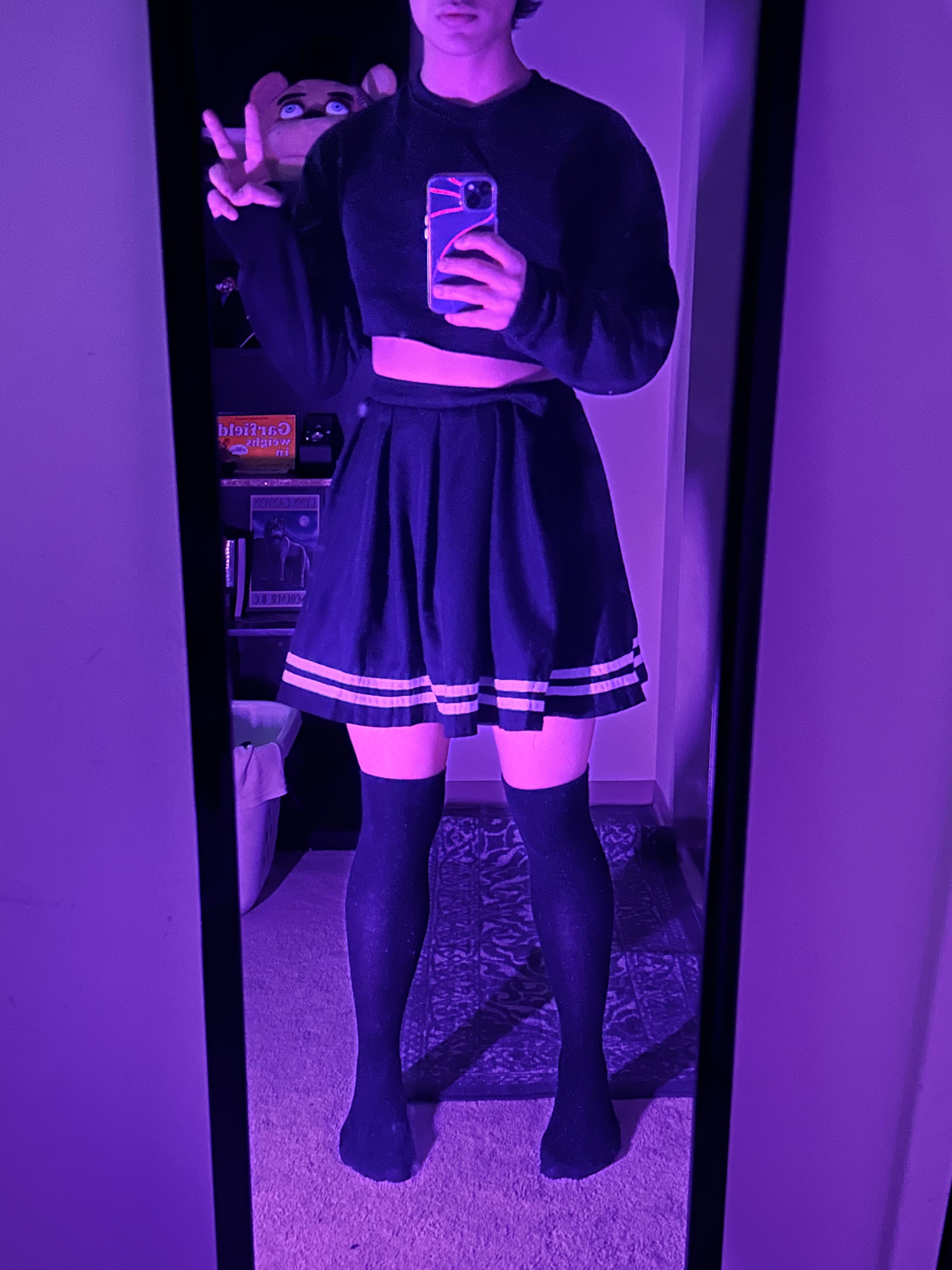Discover more like Femboy: Thrifted skirt🖤 and Related Content | Scrolller
