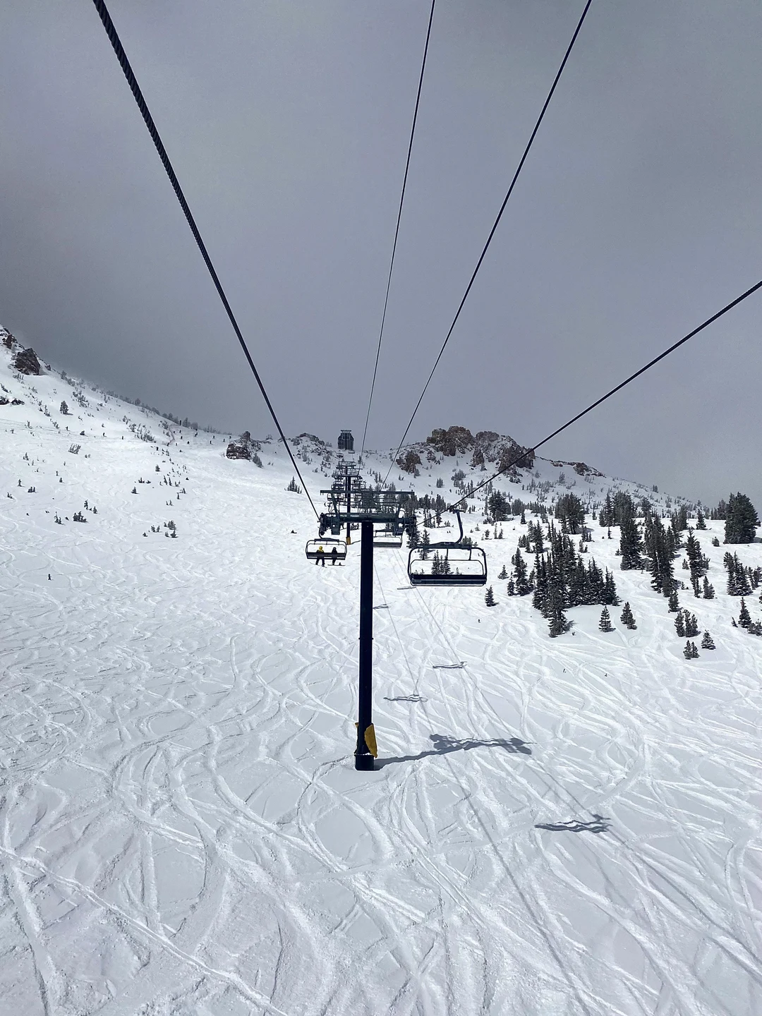 Mammoth Mountain ski tracks | Scrolller