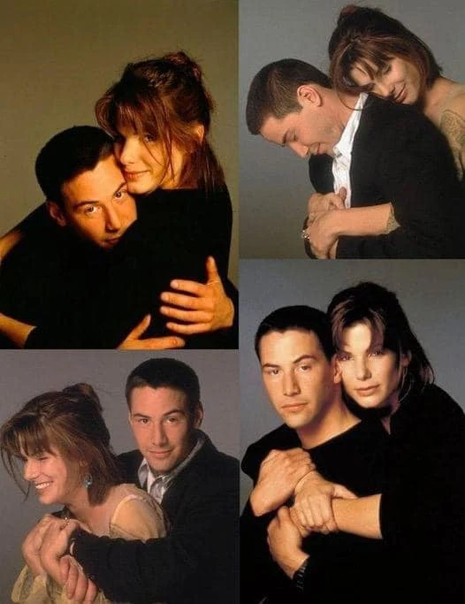 Keanu and Sandra in the 1990s | Scrolller
