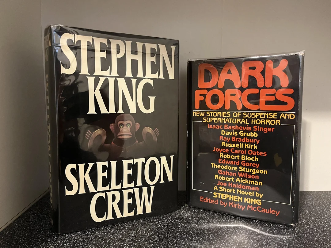 1st edition/1st print of Skeleton Crew by Stephen King and Dark Forces book club edition. Both ...
