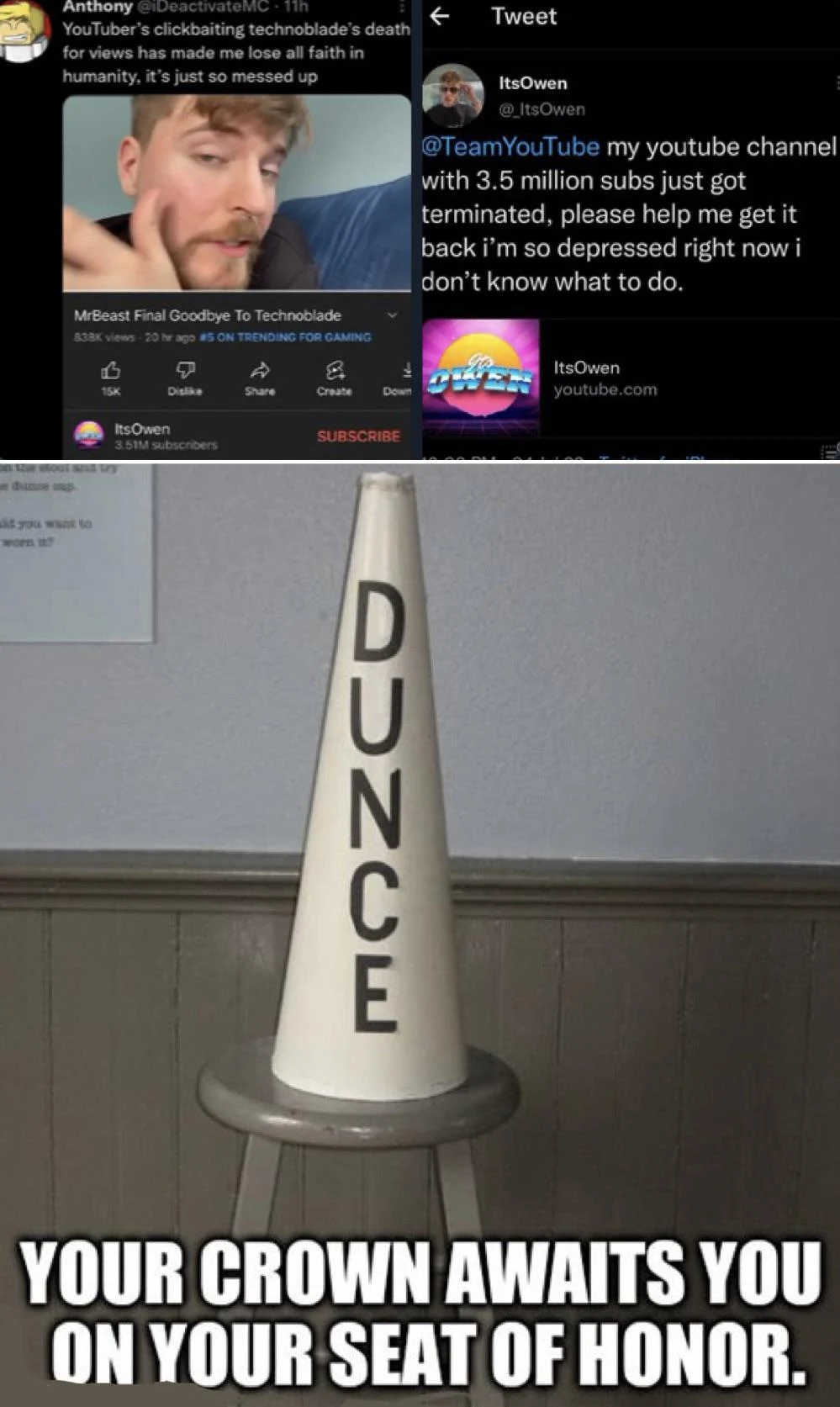 GuYs My ChANnel GoT DelEtEd For NO REaSon | Scrolller