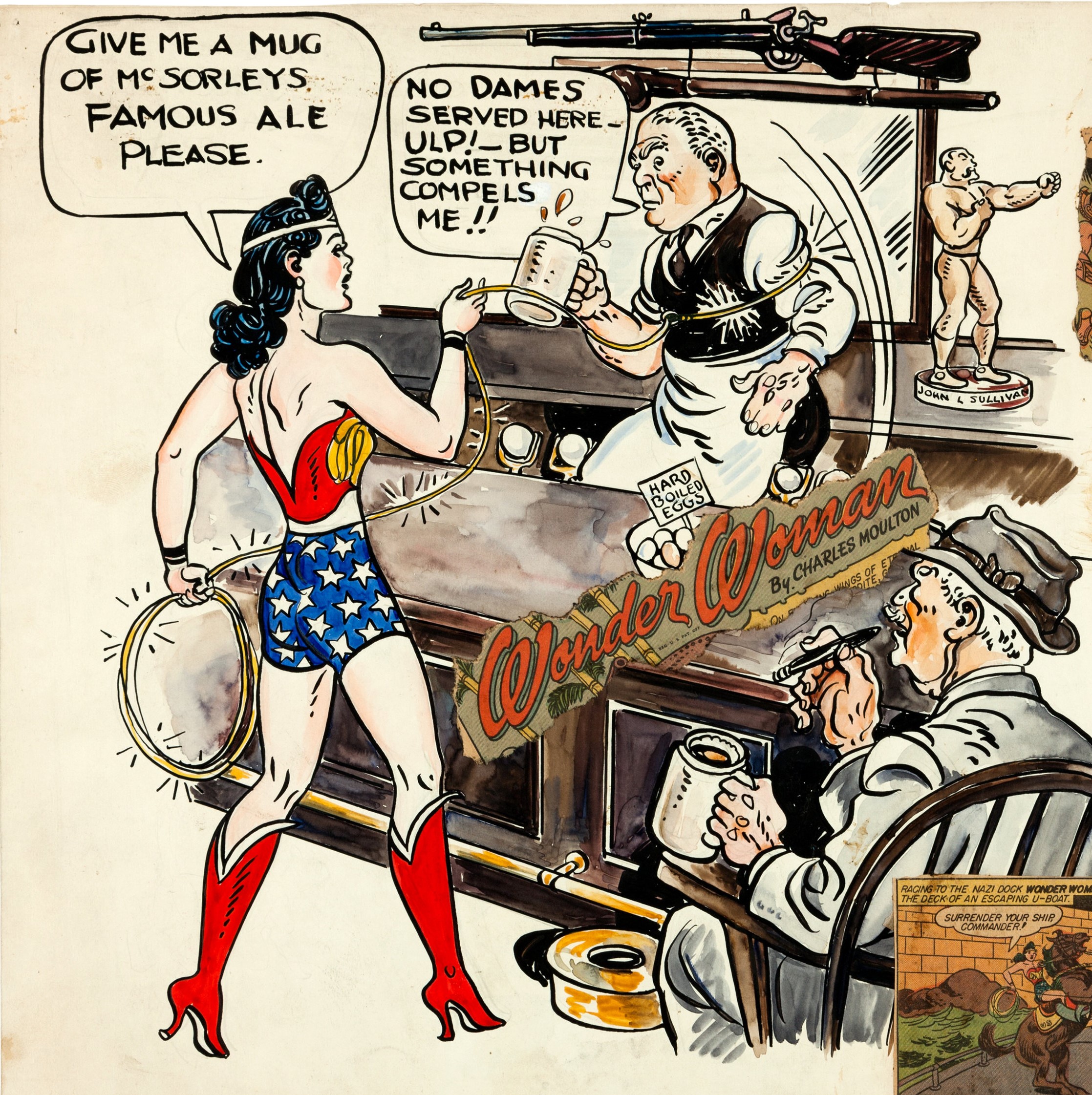 Wonder Woman artwork by H. G. Peter | Scrolller