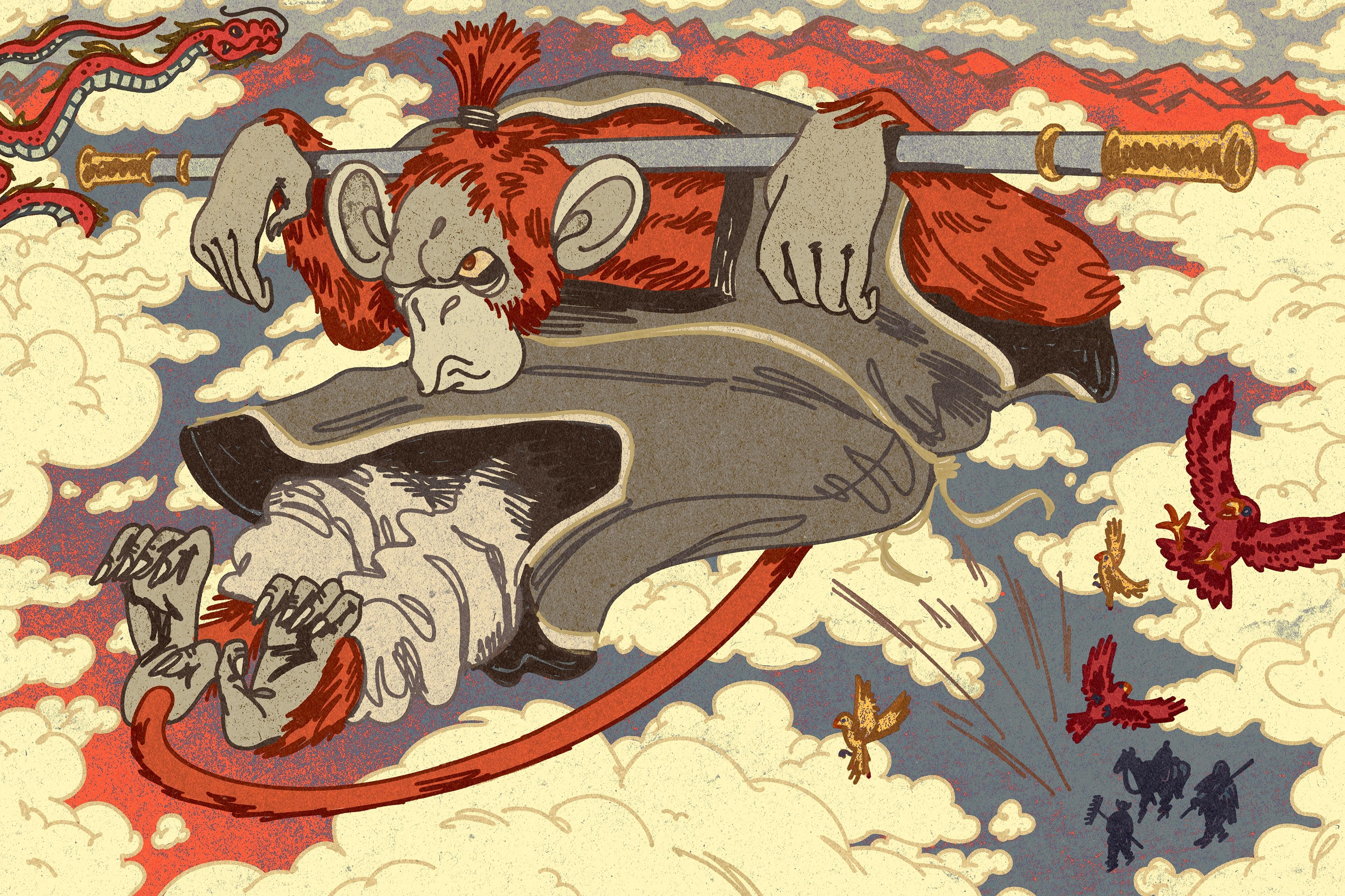 Sun Wukong, Joseph Rogers (me), Digital, 2023 | Scrolller