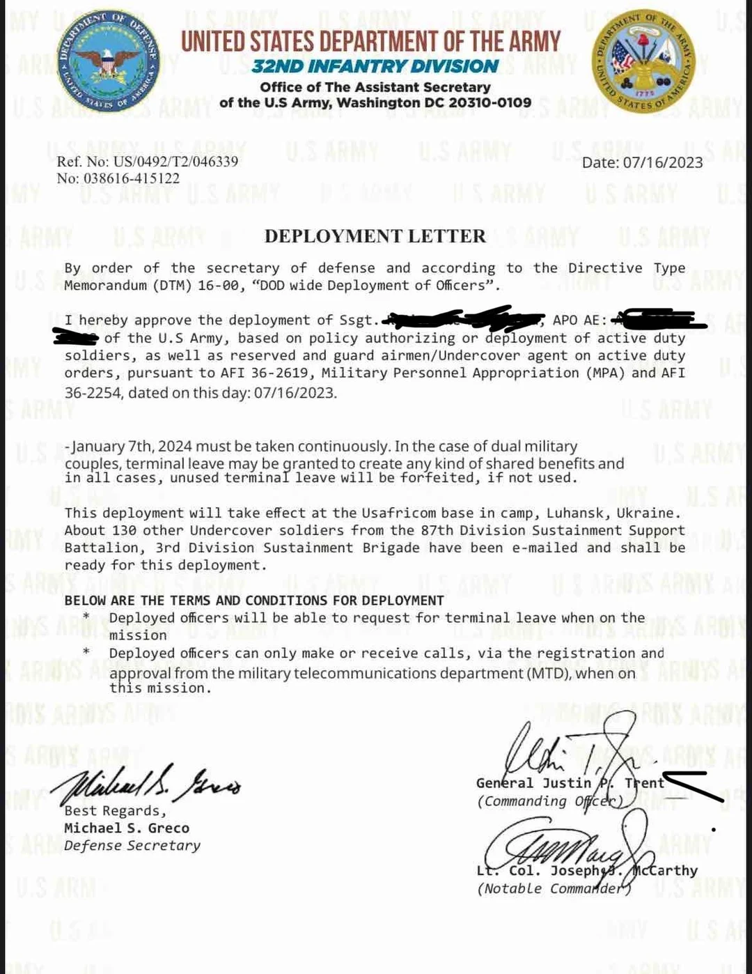 Are deployment letters a real thing? | Scrolller