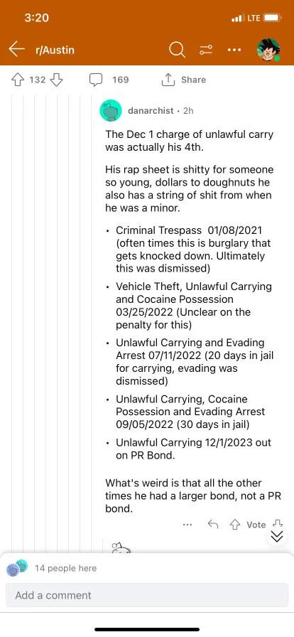 Austin’s First Murder of 2024 | Scrolller