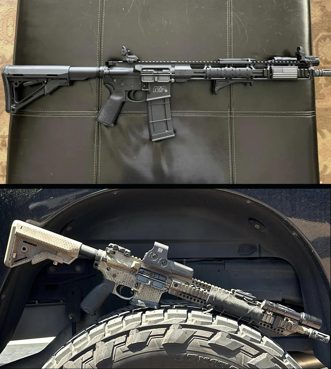 Three year progress of my “duty rifle” | Scrolller