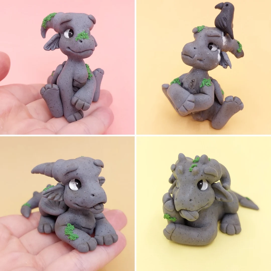 Some little gargoyle dragons I made recently for Halloween! | Scrolller