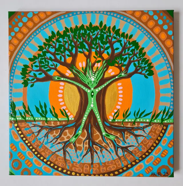 I did this painting inspired in high vision, have you ever felt something like this? | Scrolller