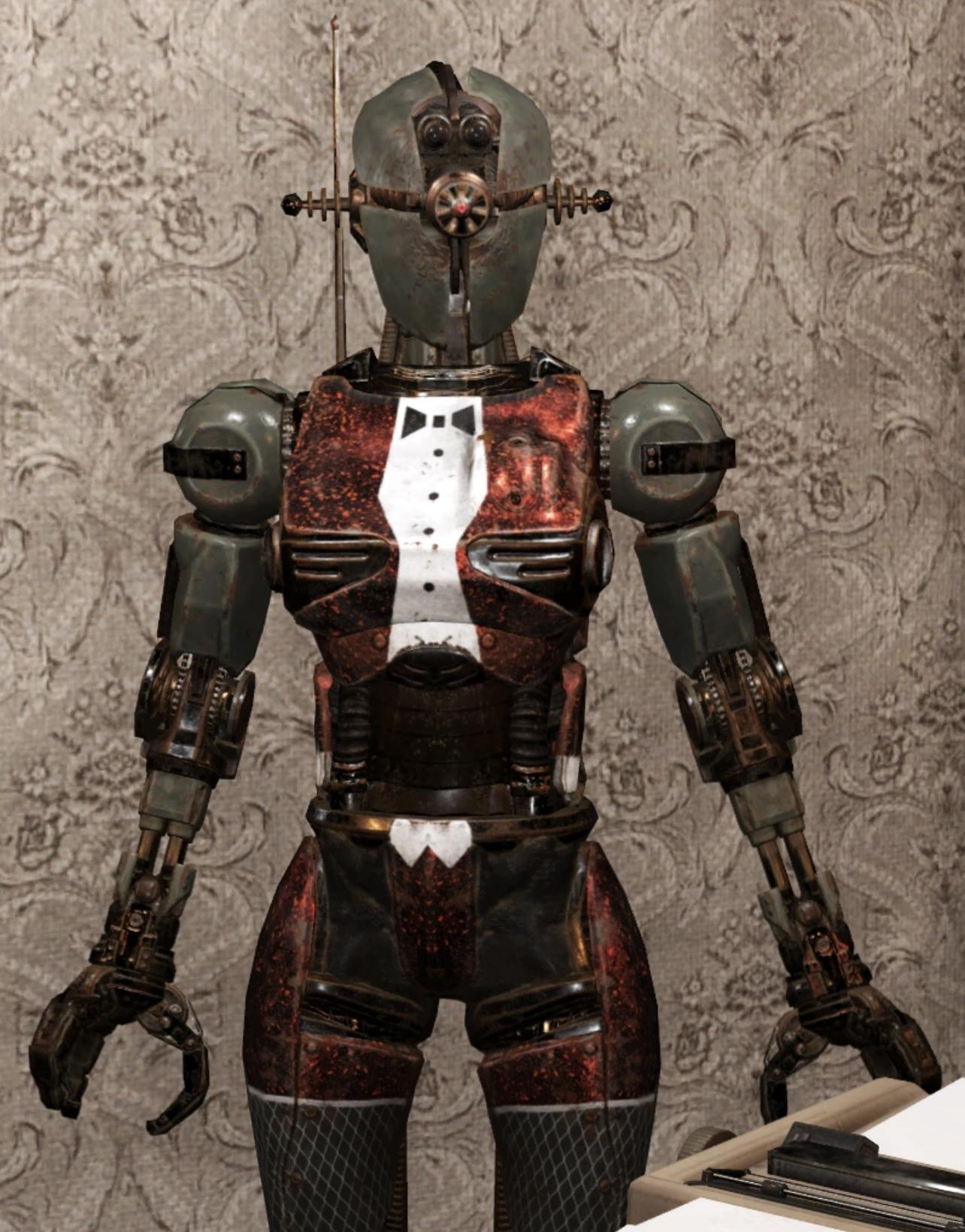 Discover more like Fallout: So they added a fully romanceable, fishnet-wearing Assaultron to ...