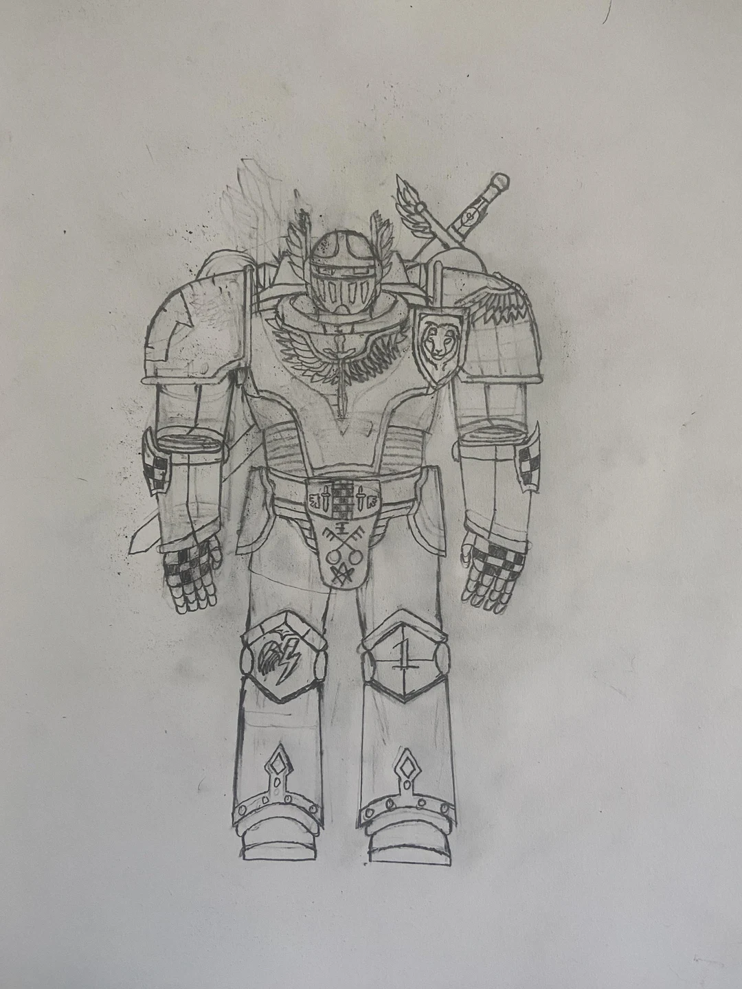 [OC] The first picture for my New-Look Dark Angels for my A Shattered ...