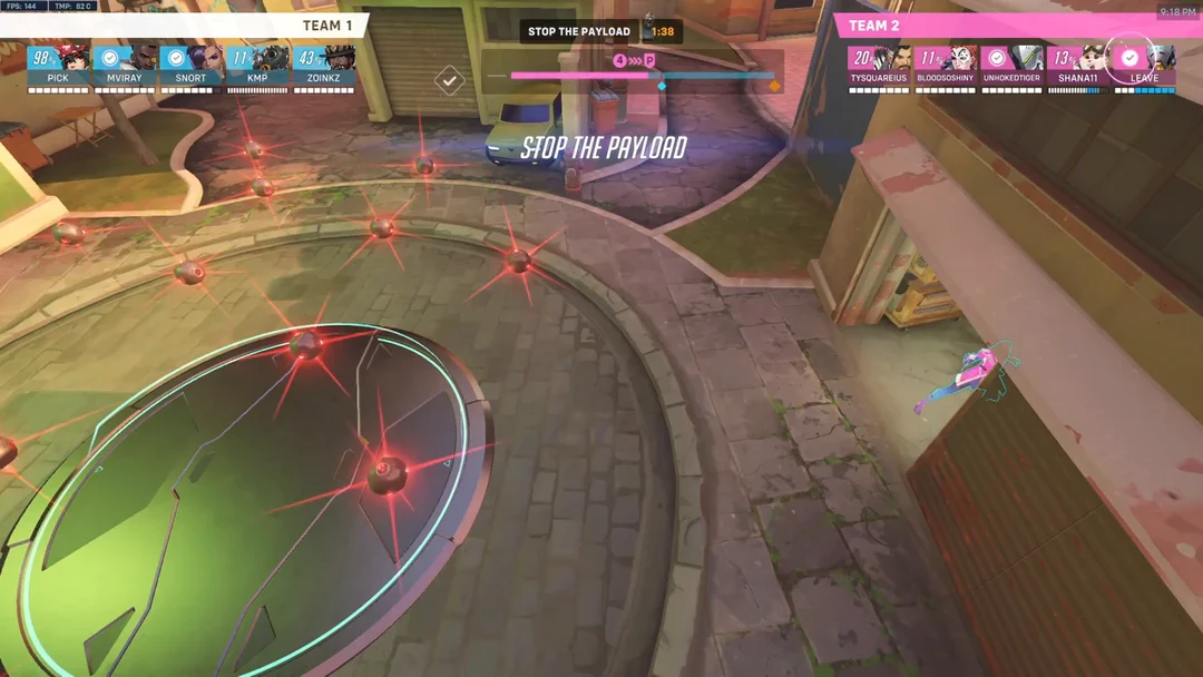 I booted Sombra back to spawn. | Scrolller