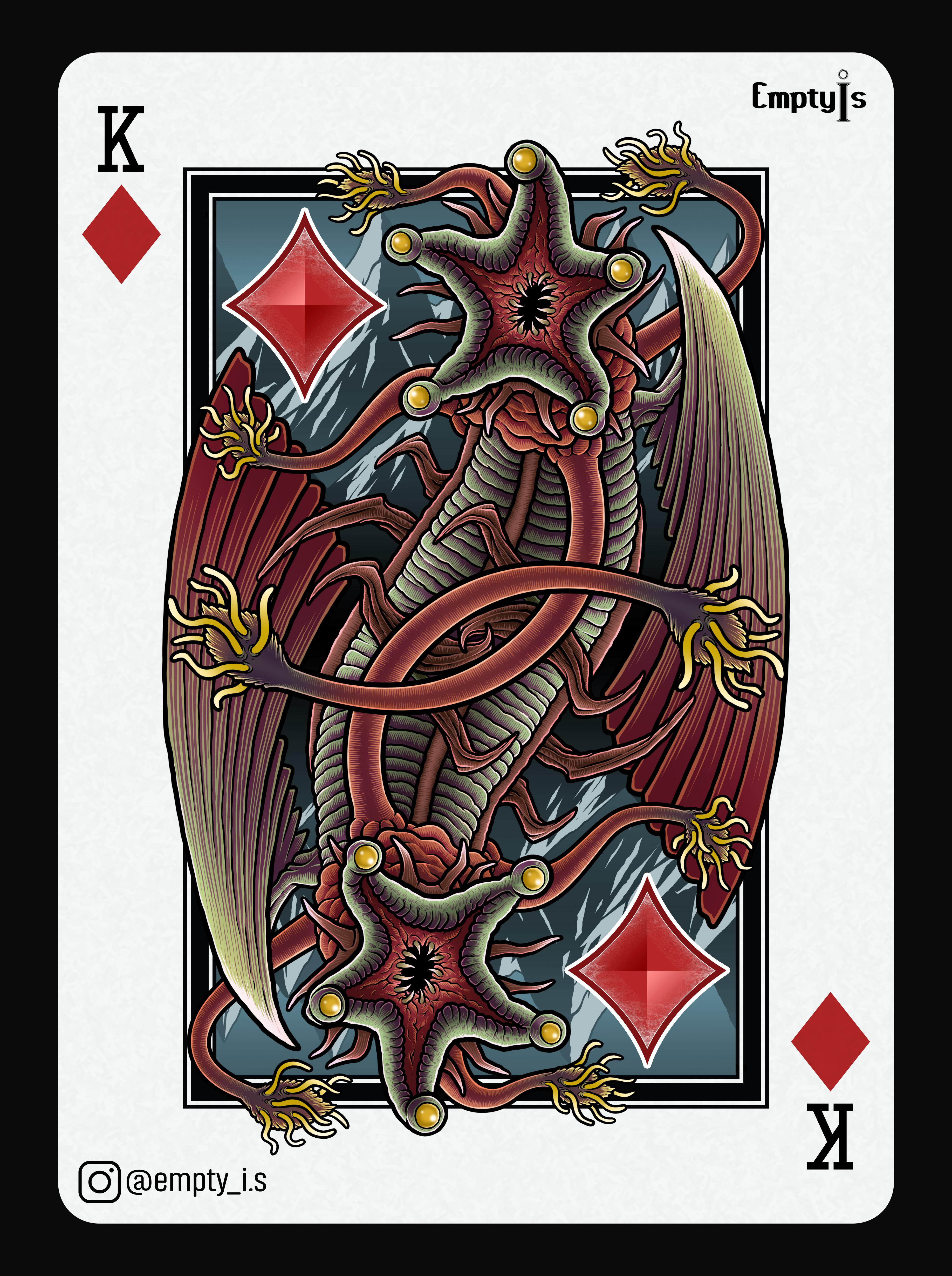 Elder Thing from my new Lovecraftian deck | Scrolller