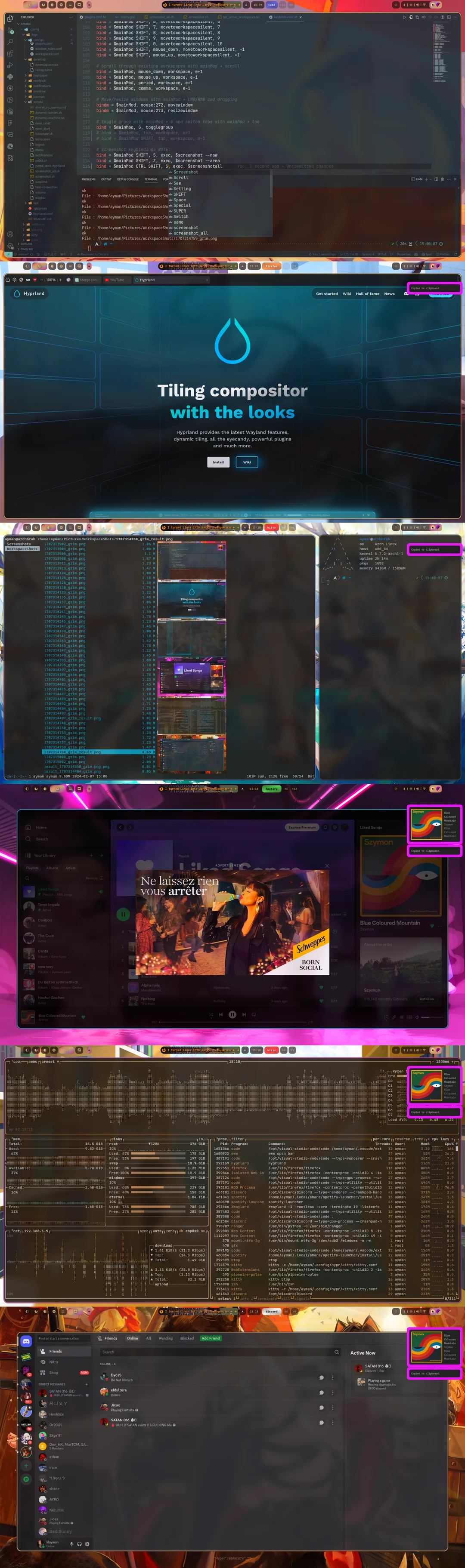 [HYPRLAND] main configuration for laptop and desktop | Scrolller