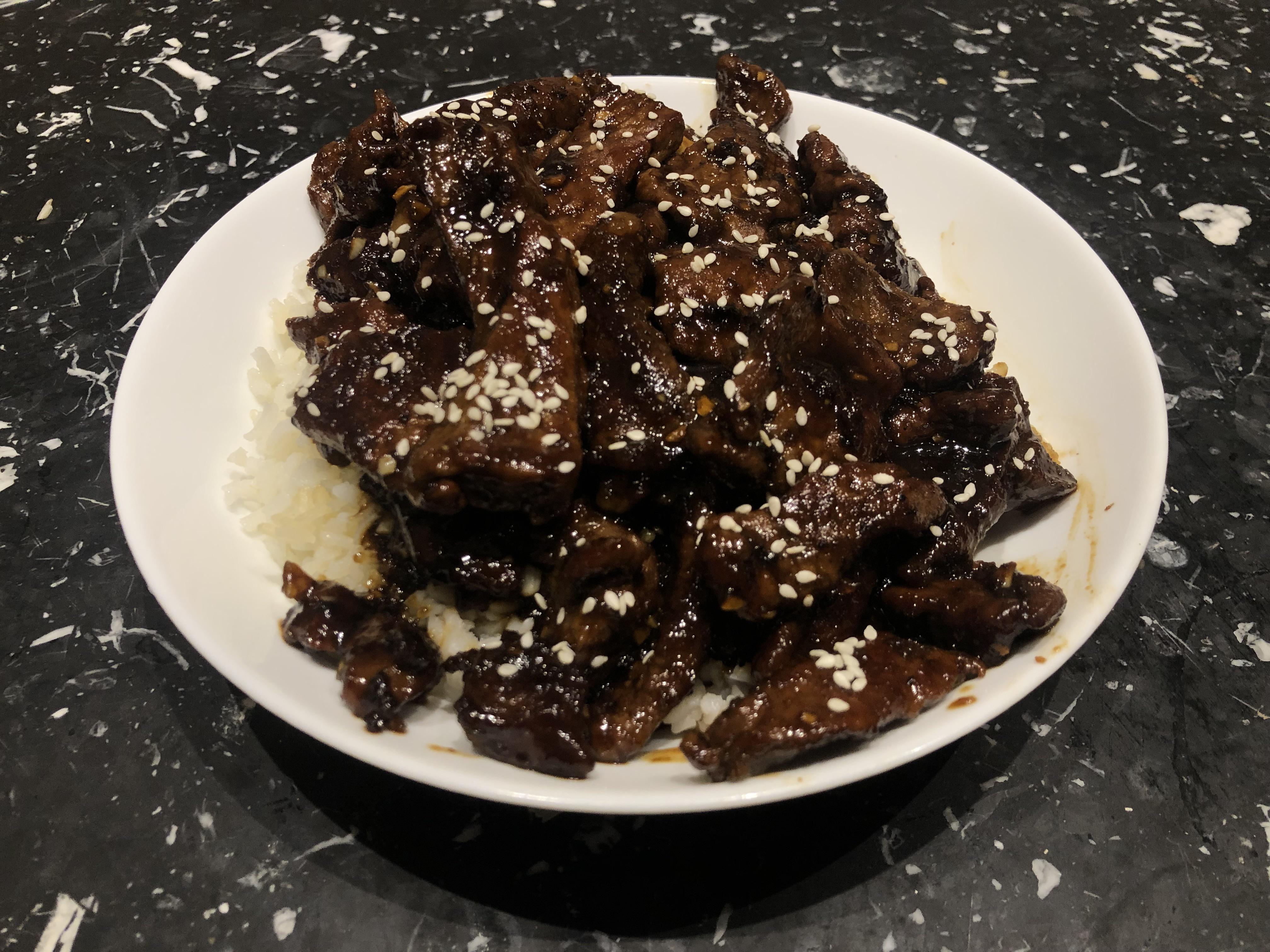 [homemade] Mongolian beef over rice | Scrolller