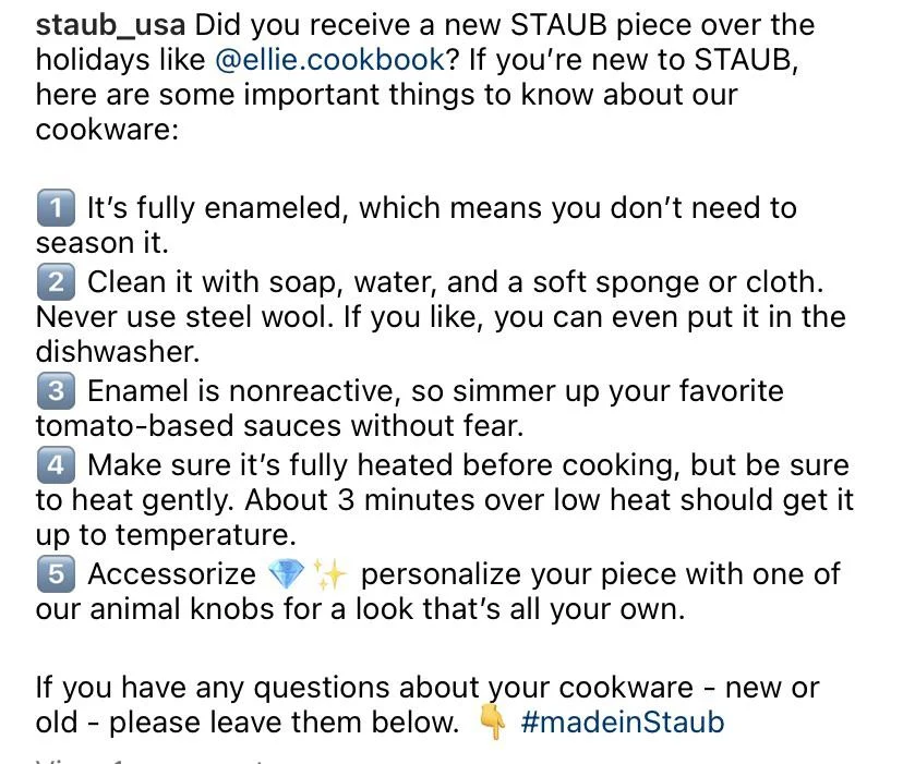 Discover more like Castiron: I frequently see lots of questions about Staub pieces in the sub ...