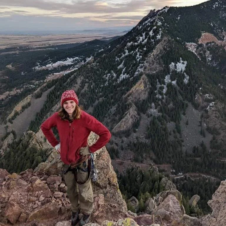 Summit stoke after sending Gambit to the top of eldo. | Scrolller