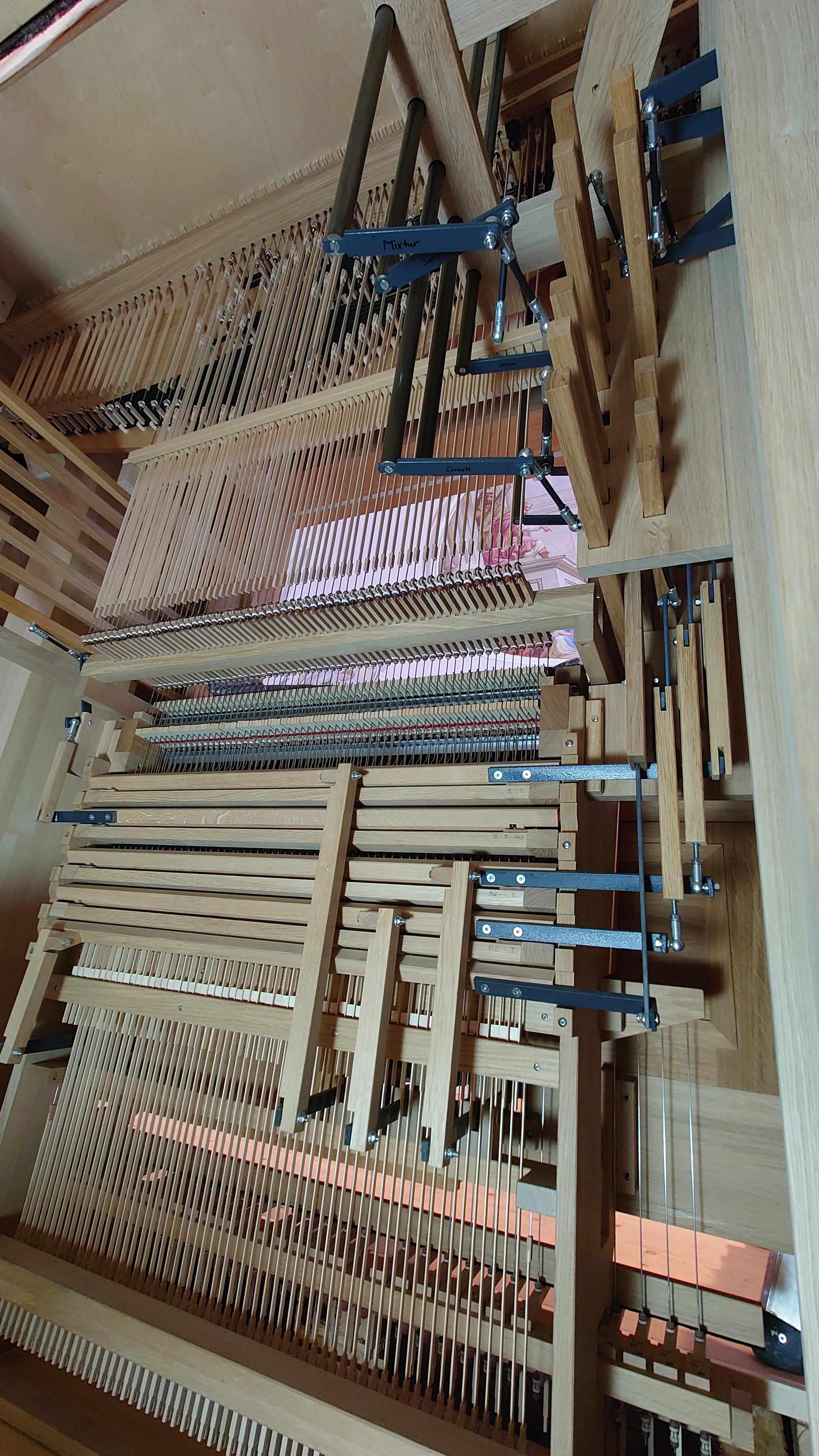 Inside of the pipe organ we are building right now | Scrolller
