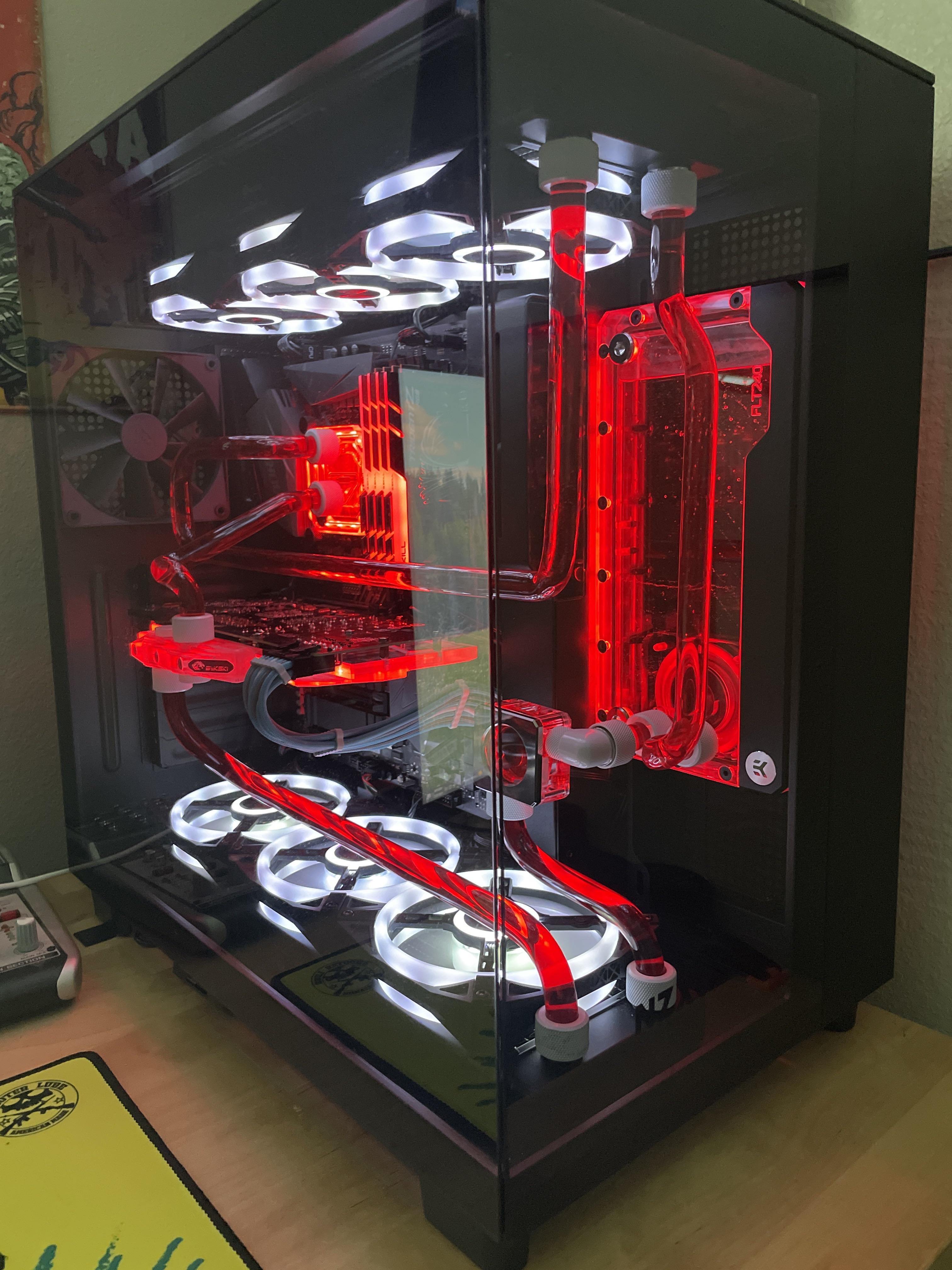 Discover more like Watercooling: First loop build. NZXT H9 Flow with ...