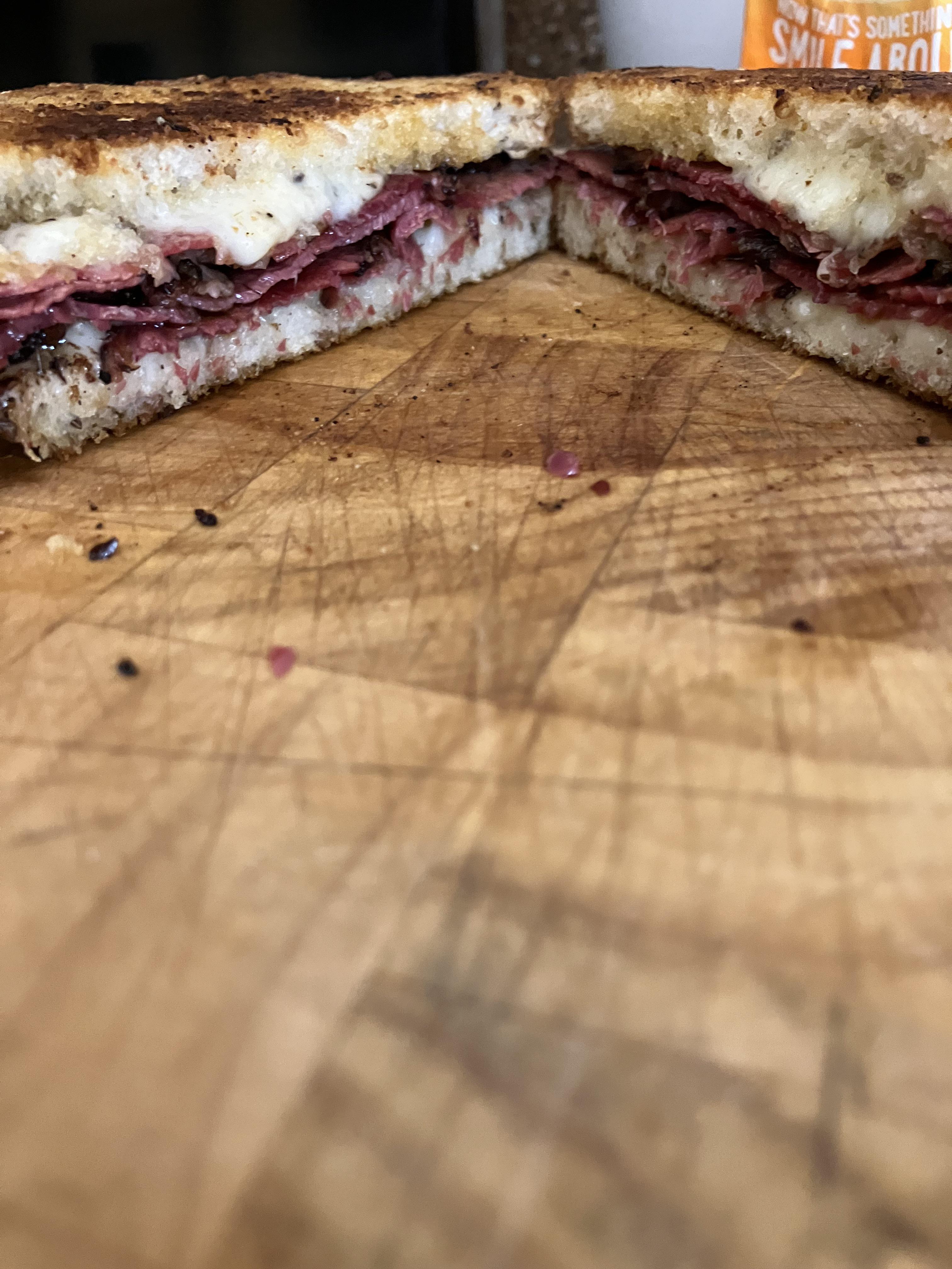 Pastrami Reuben with homemade pastrami [homemade] | Scrolller