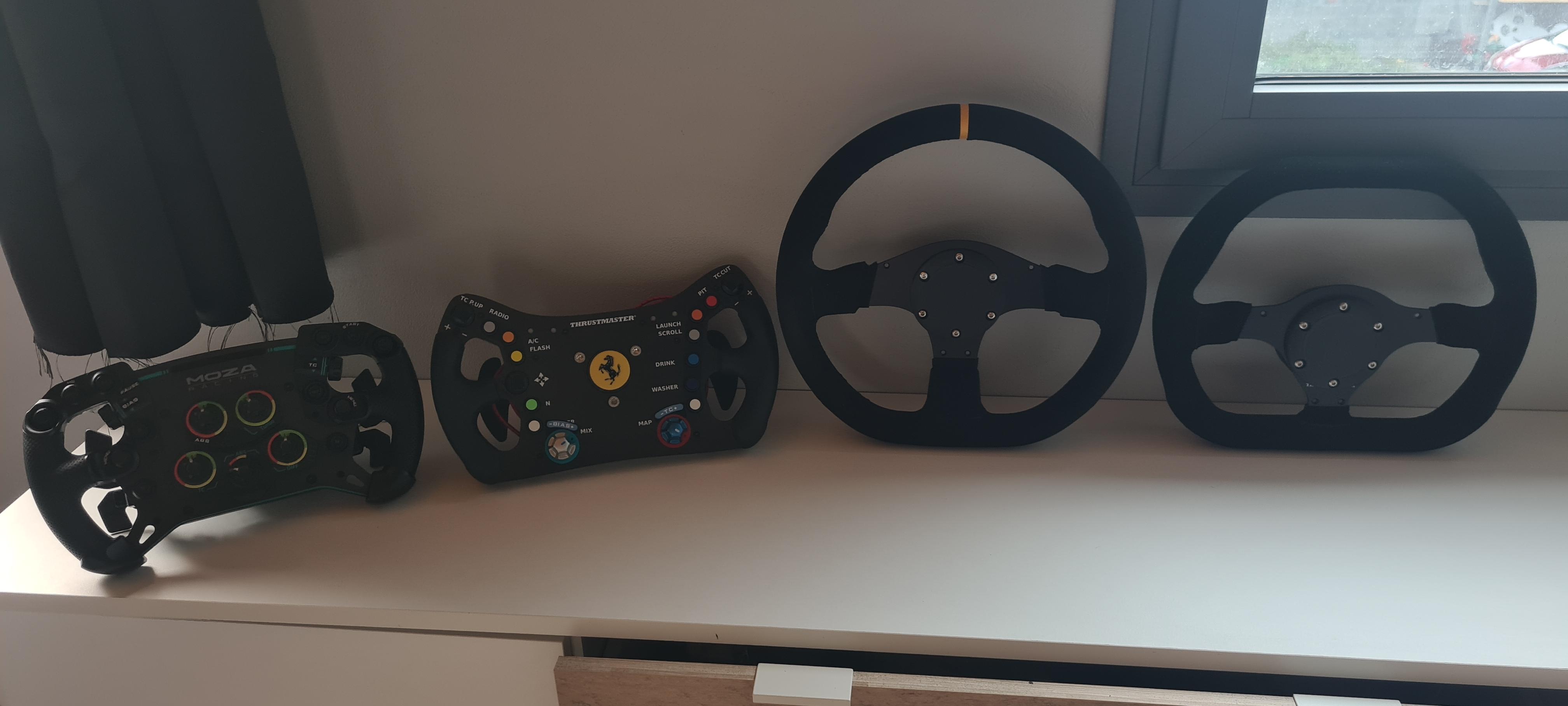 I converted my Thrustmaster 488GT3 to a Moza wheel for 20€ | Scrolller