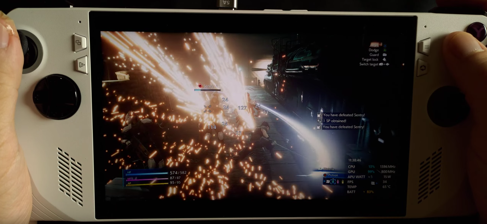 Crisis Core on the ROG Ally | Scrolller