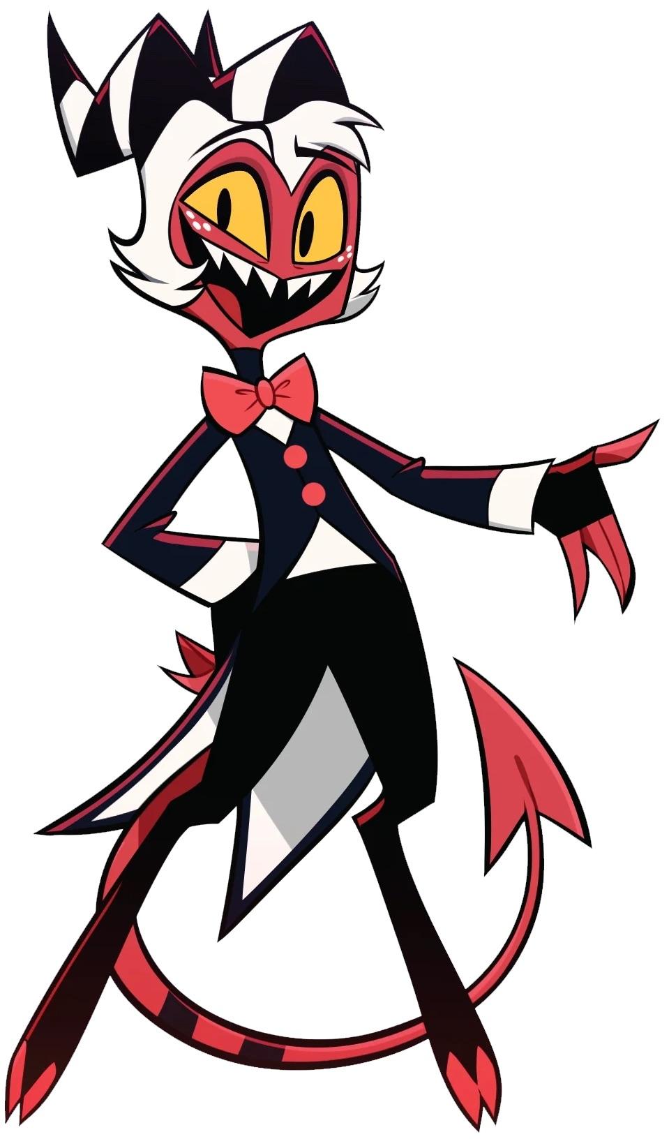Day 19 of drawing Hazbin and Helluva characters every day for a month. Moxxie | Scrolller