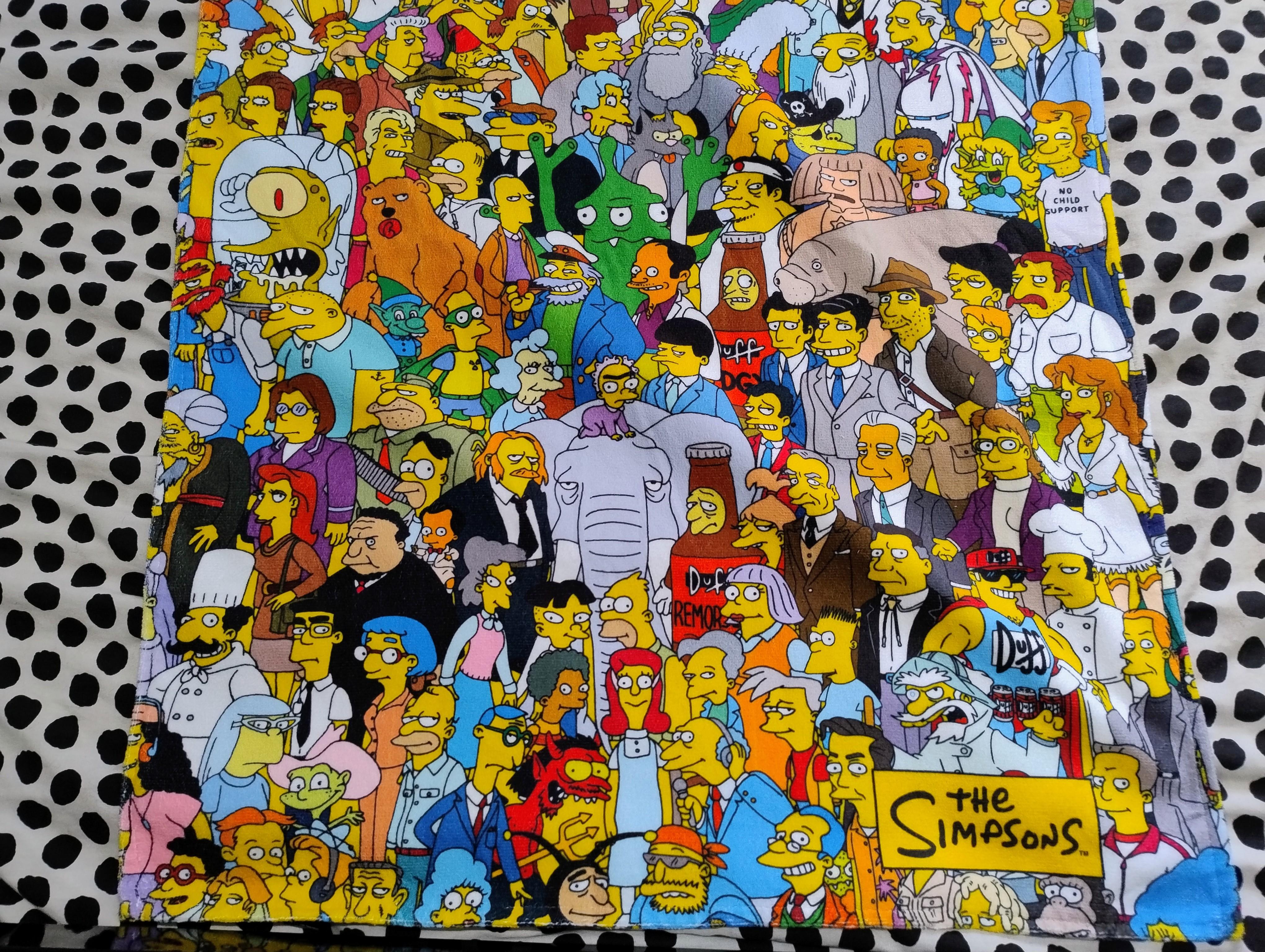 Simpsons towel | Scrolller