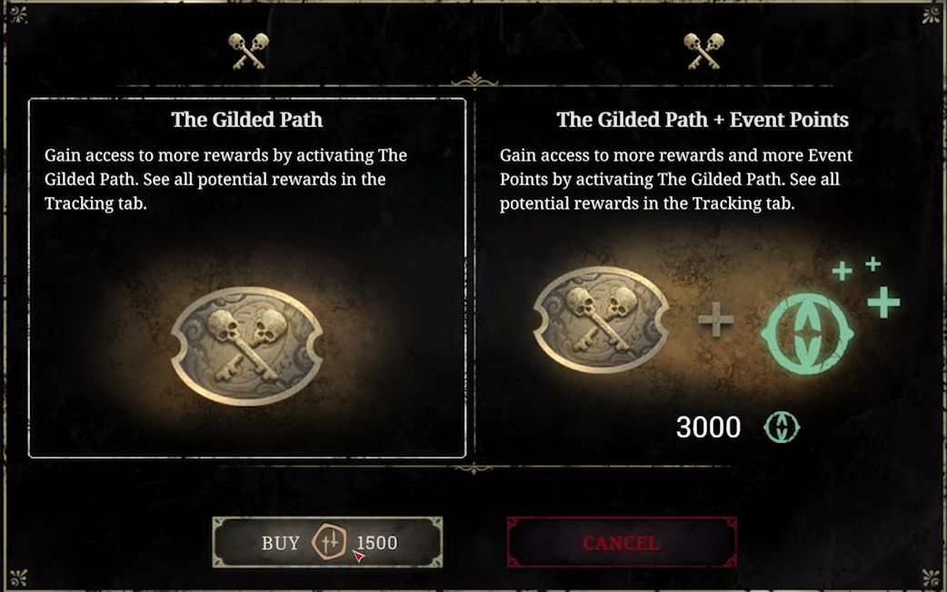 Serpent Moon Gilded Path rewards and pricing | Scrolller