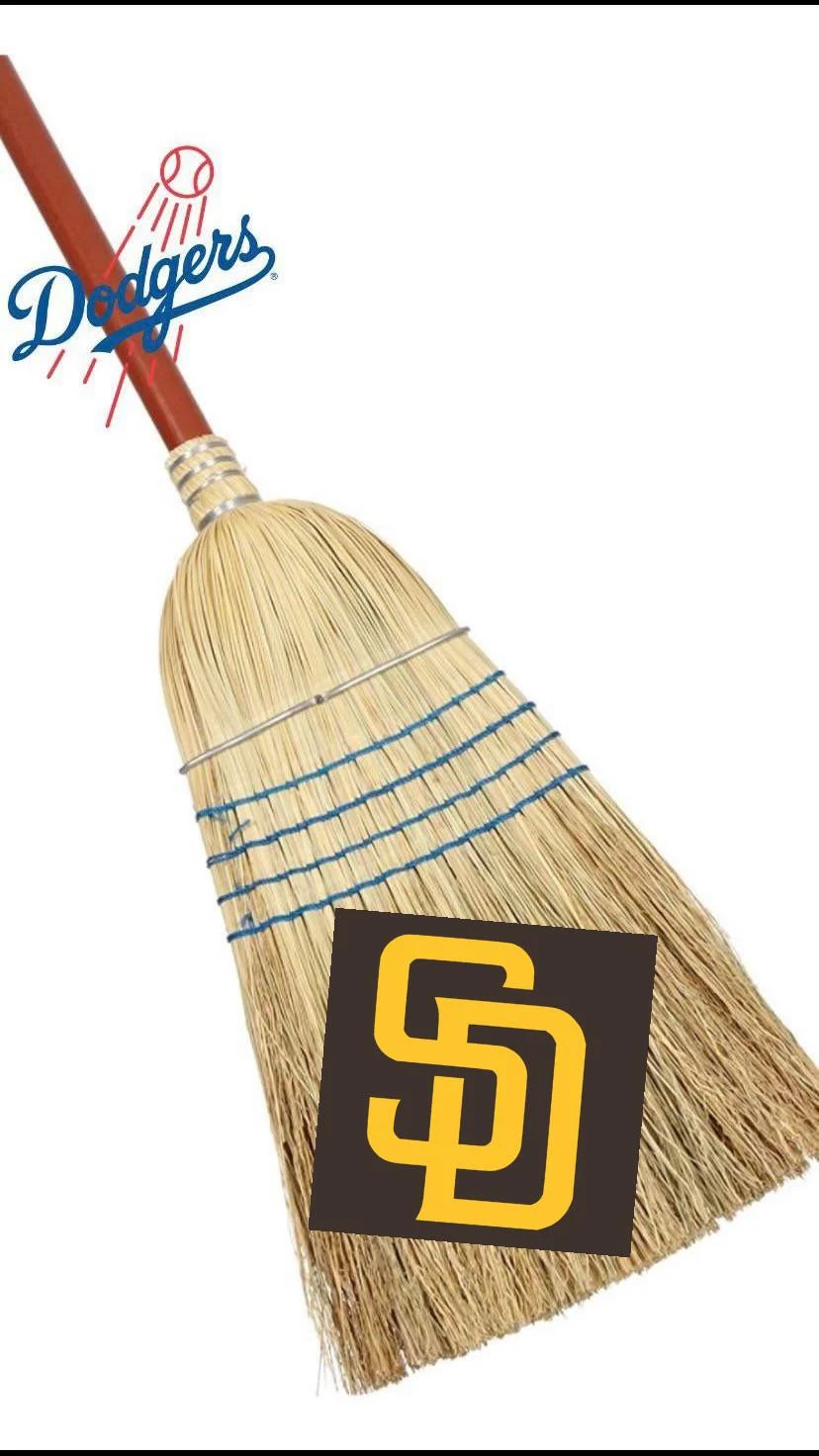 Sweeping the Padres into the trash. | Scrolller
