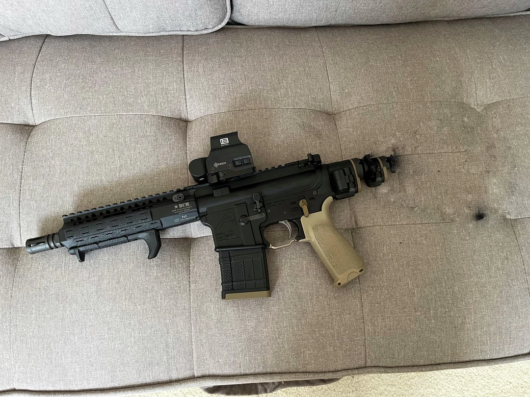 First eotech. Is this mounted too far forward? | Scrolller